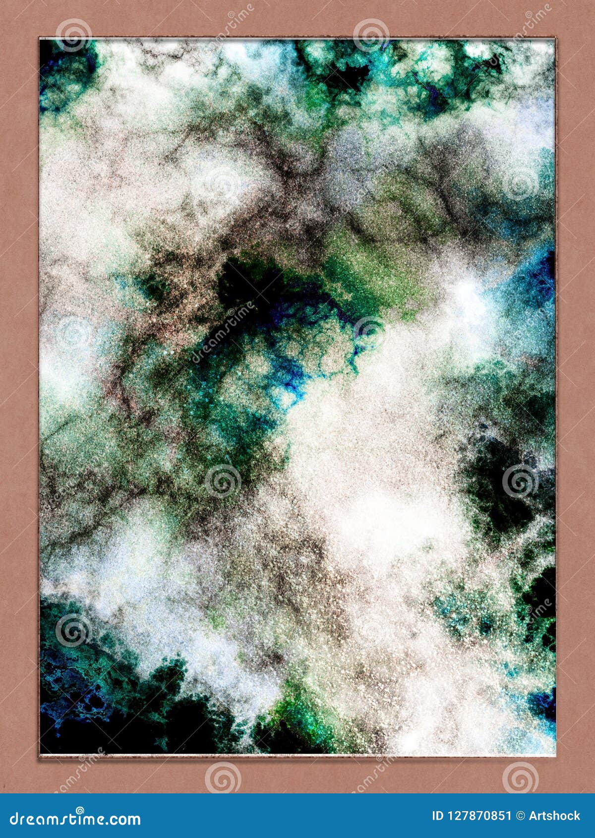 Decorative Marble Frame Background Stock Illustration - Illustration of ...