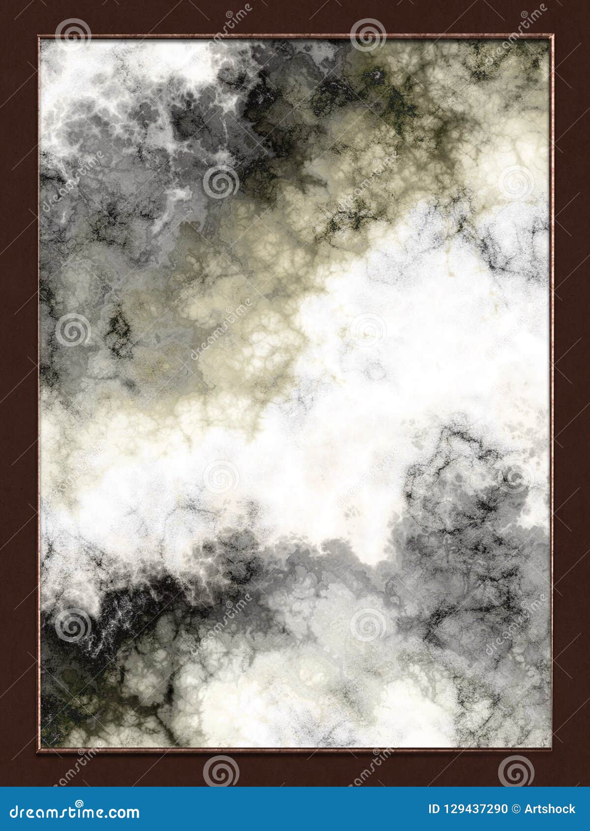 Decorative Marble Frame Background Stock Illustration - Illustration of ...