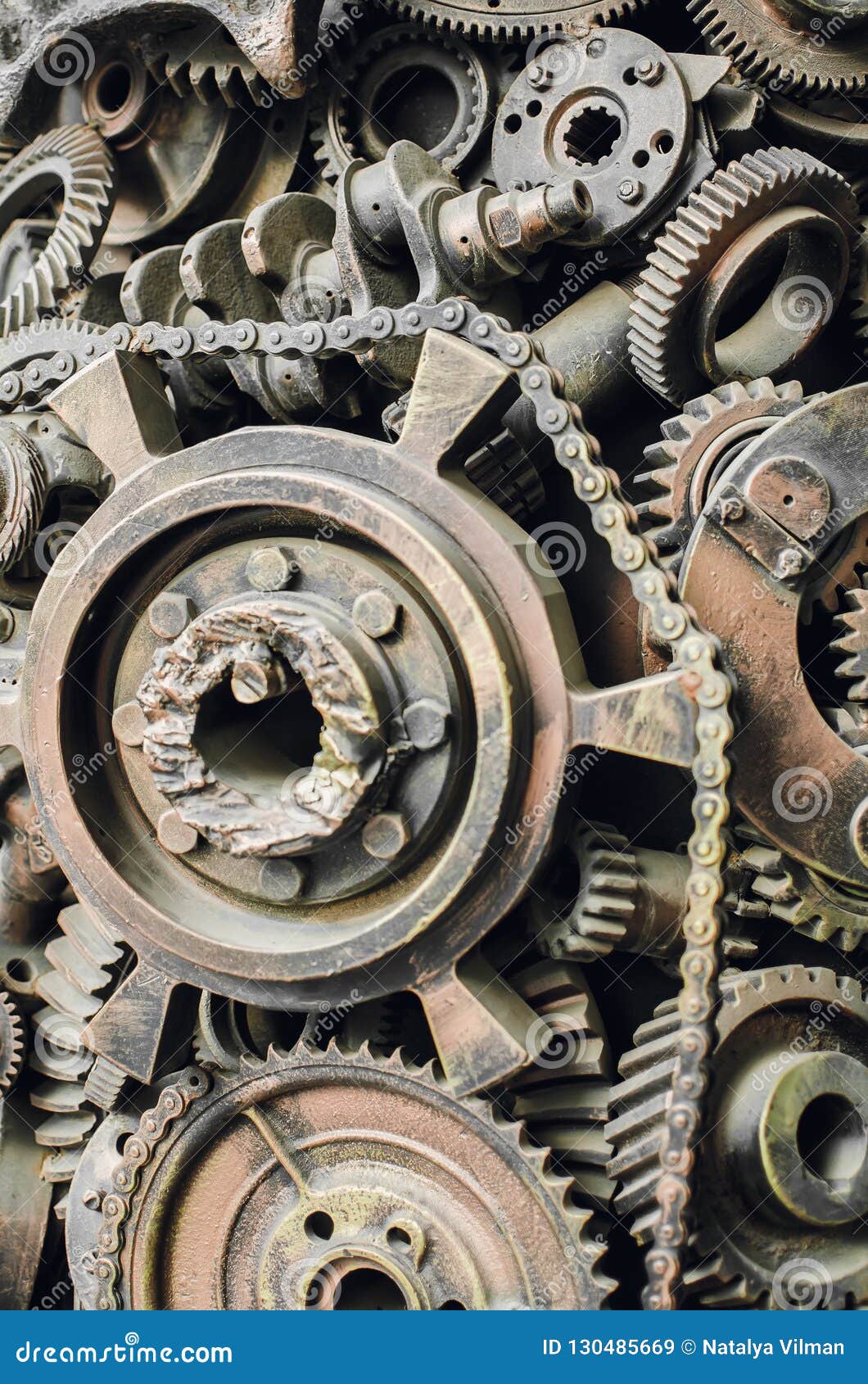 Beautiful Decorative Metal Elements. Close-up Stock Image - Image of ...