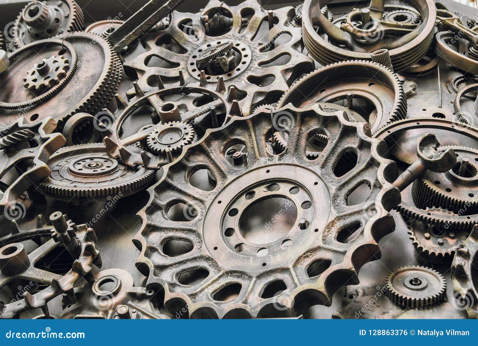 Decorative Metal Elements Close-up Stock Photo - Image of artistic ...