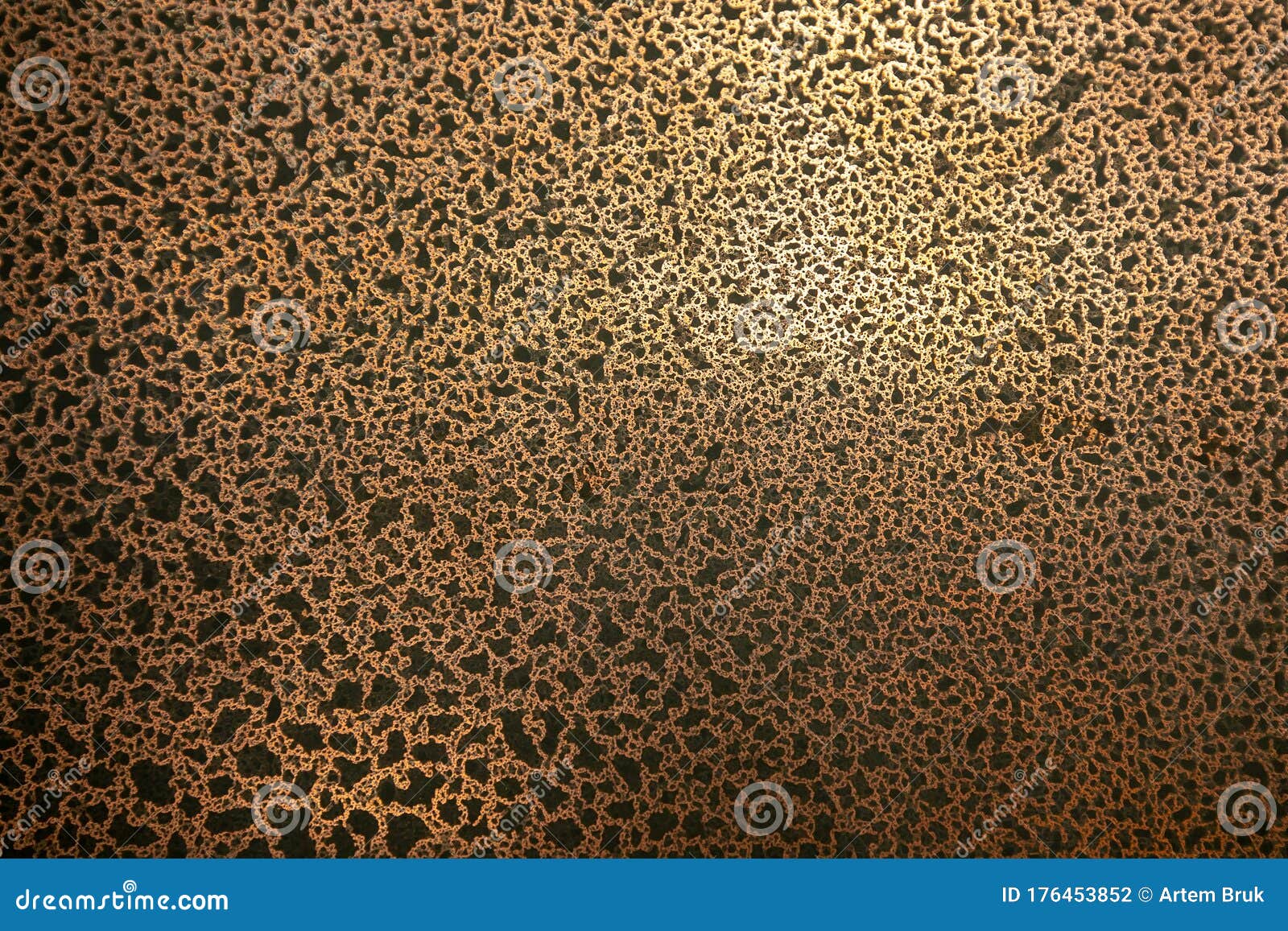 Abstract Pitted Copper Texture Stock Photo - Image of abstract, brushed ...
