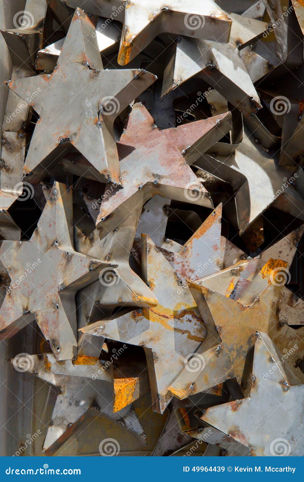 Decorative Metal Stars stock image. Image of shiny, background - 49964439