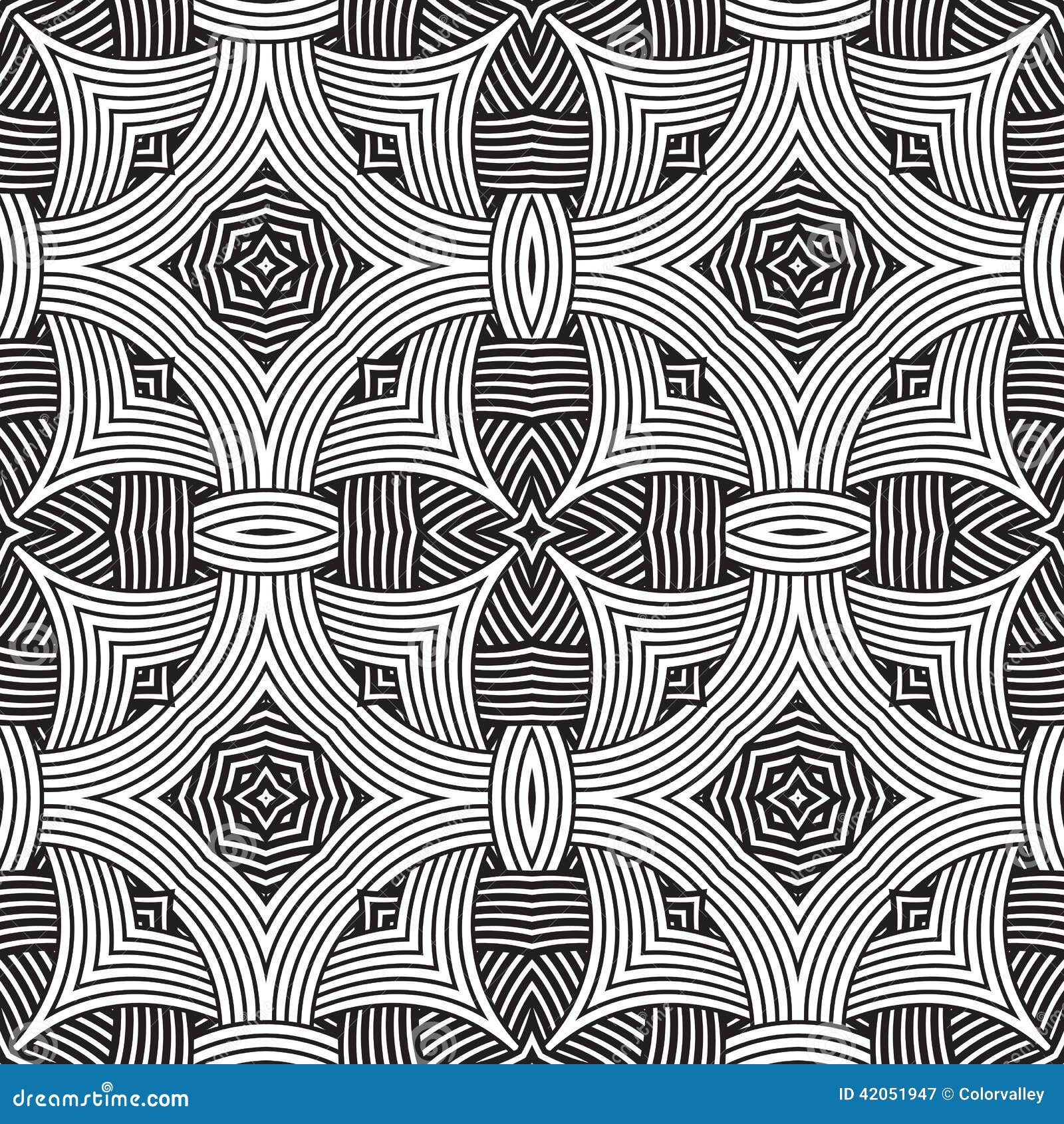 Decorative Modern Geometric Seamless Pattern Stock Vector ...
