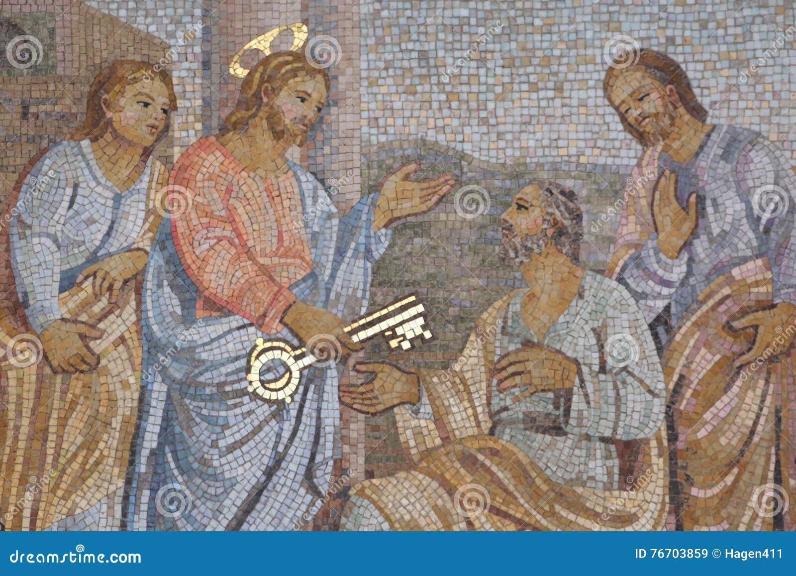 Decorative mosaic editorial stock image. Image of christianity - 76703859