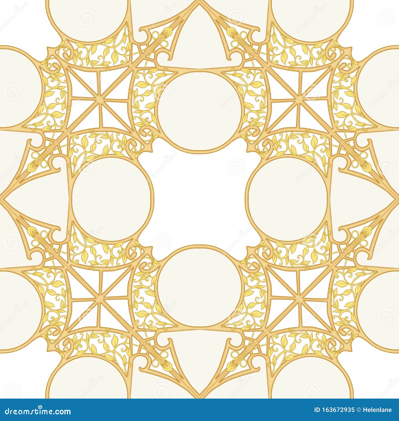 Decorative Motif, Frames, Borders. Seamless Pattern, Background Stock ...