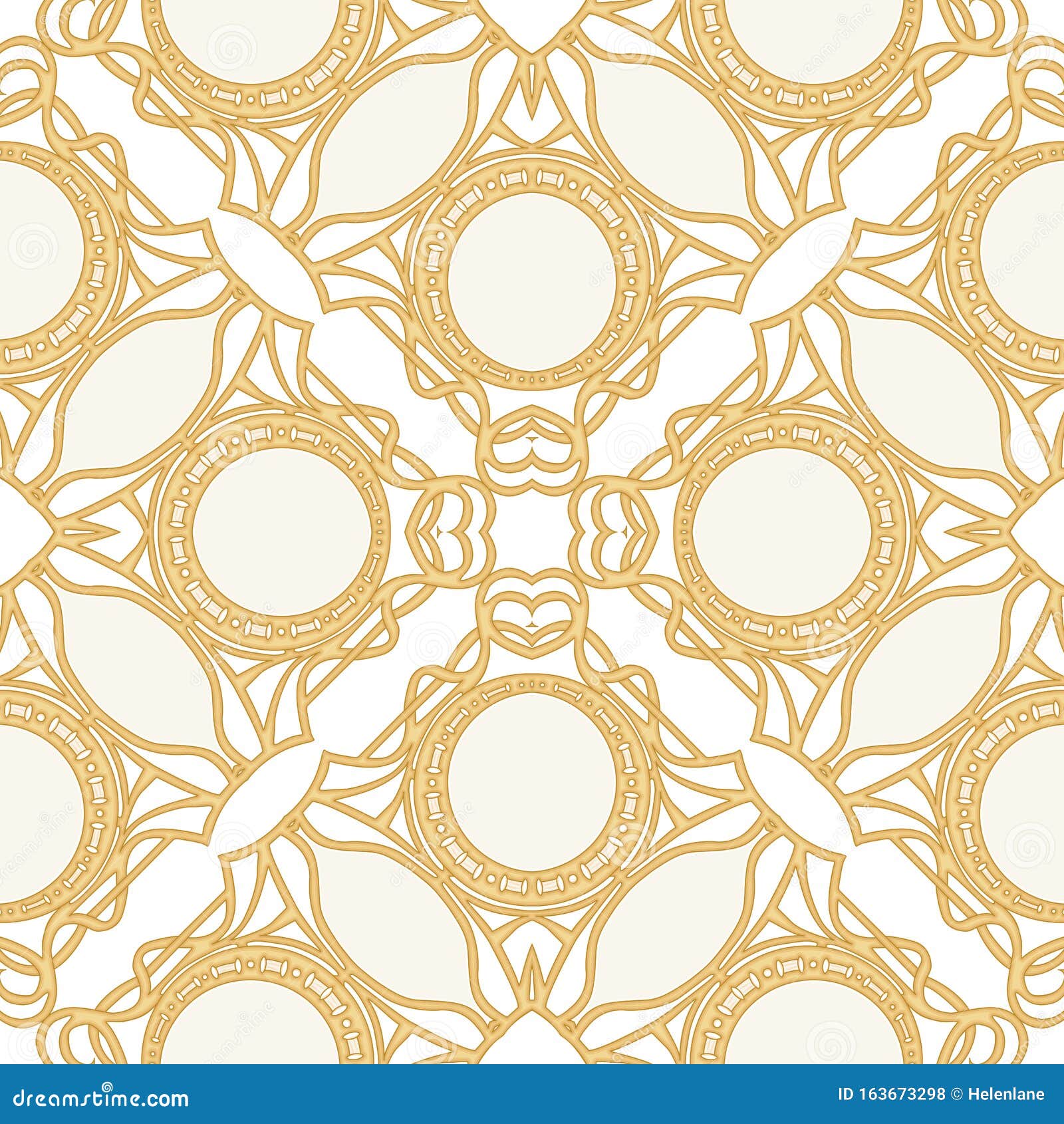 Decorative Motif, Frames, Borders. Seamless Pattern, Background Stock ...