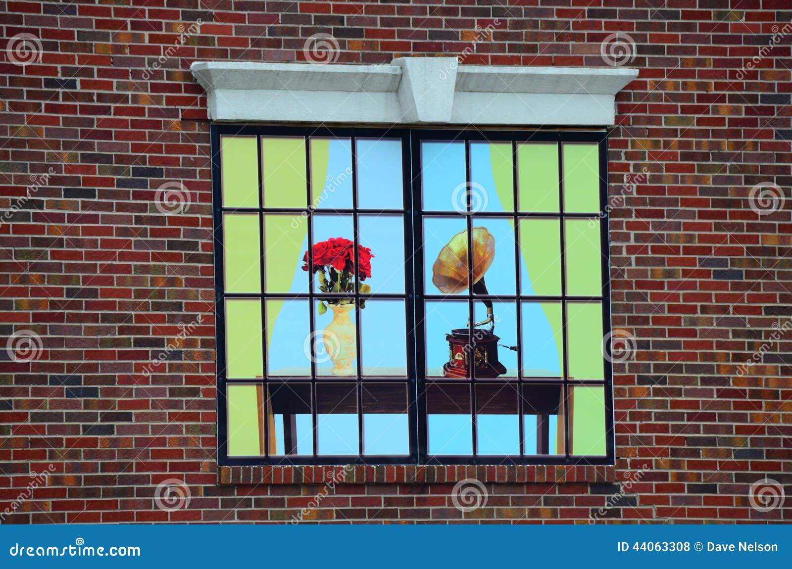 Decorative Music Store Window Advertising Editorial Stock Photo - Image ...