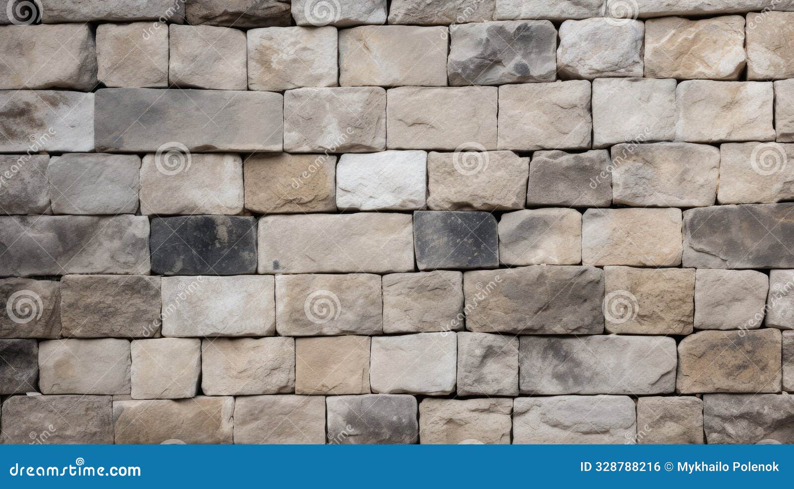 Decorative Old Stone Wall Texture Close Up. Neural Network Ai Generated ...