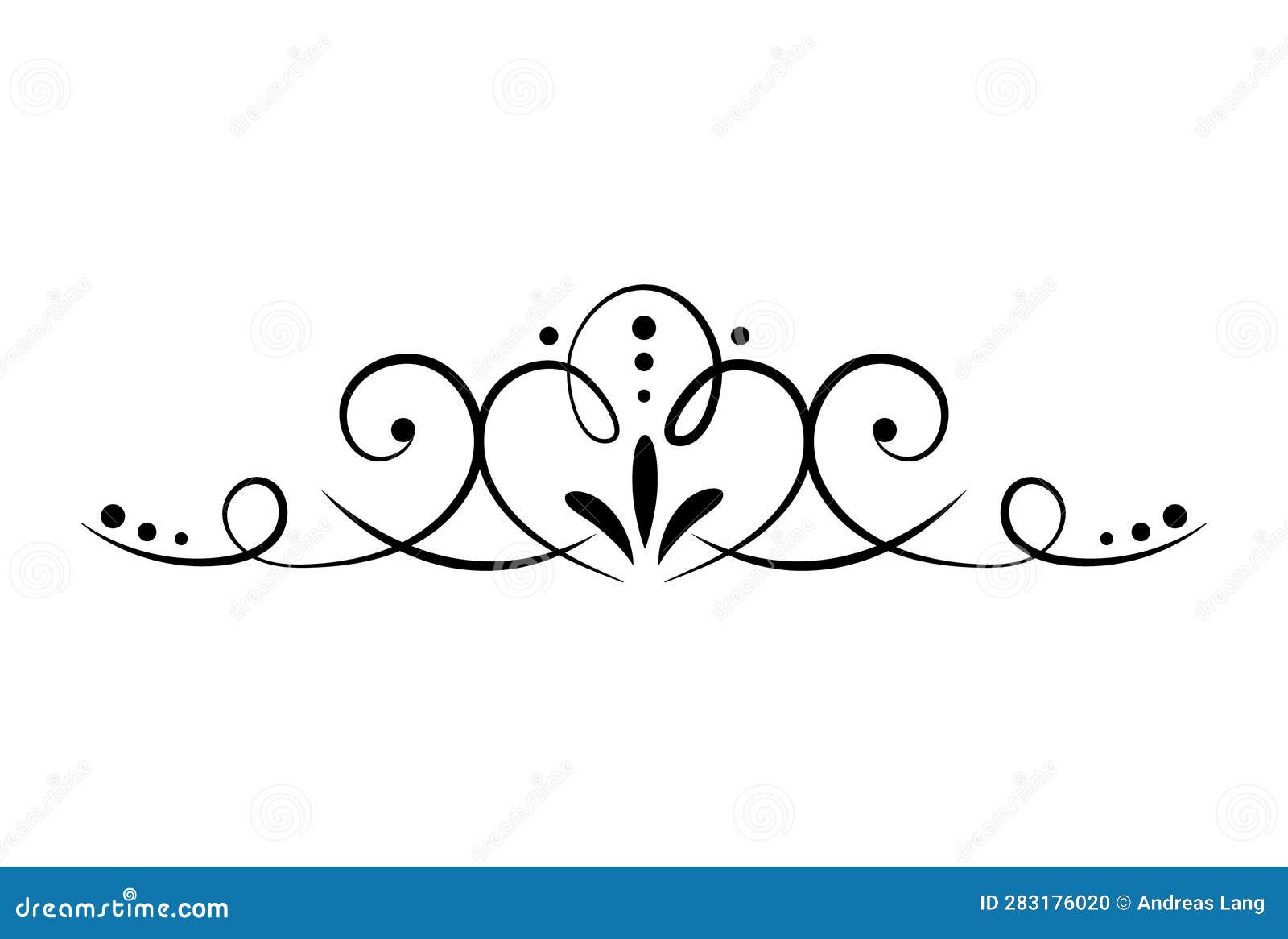 Decorative Ornament Art Ornamental Swirly Pattern Victorian Panel Stock ...