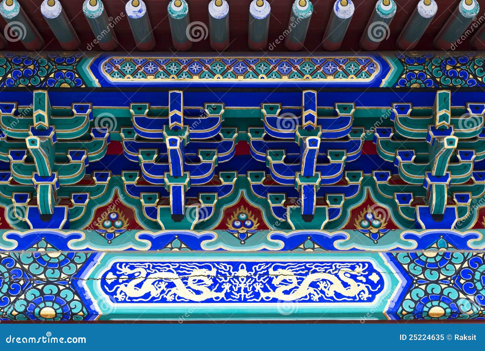 Decorative Ornament Roof Detail Stock Image - Image of culture ...
