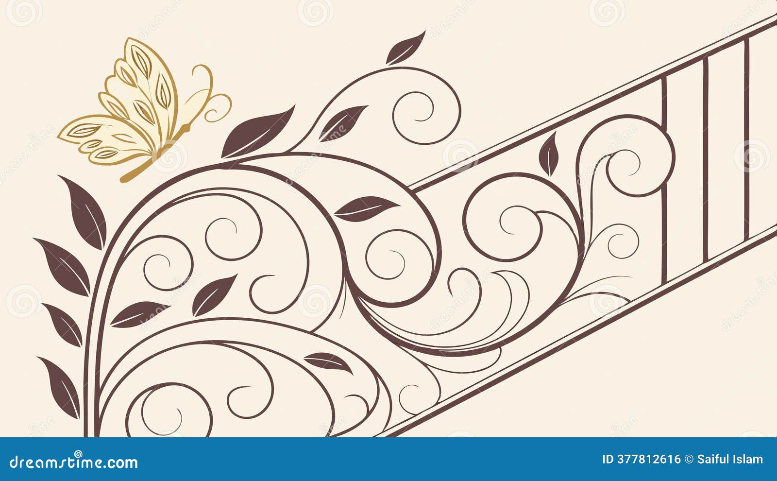 Baluster Railing Vector. Illustration Isolated On White Background ...