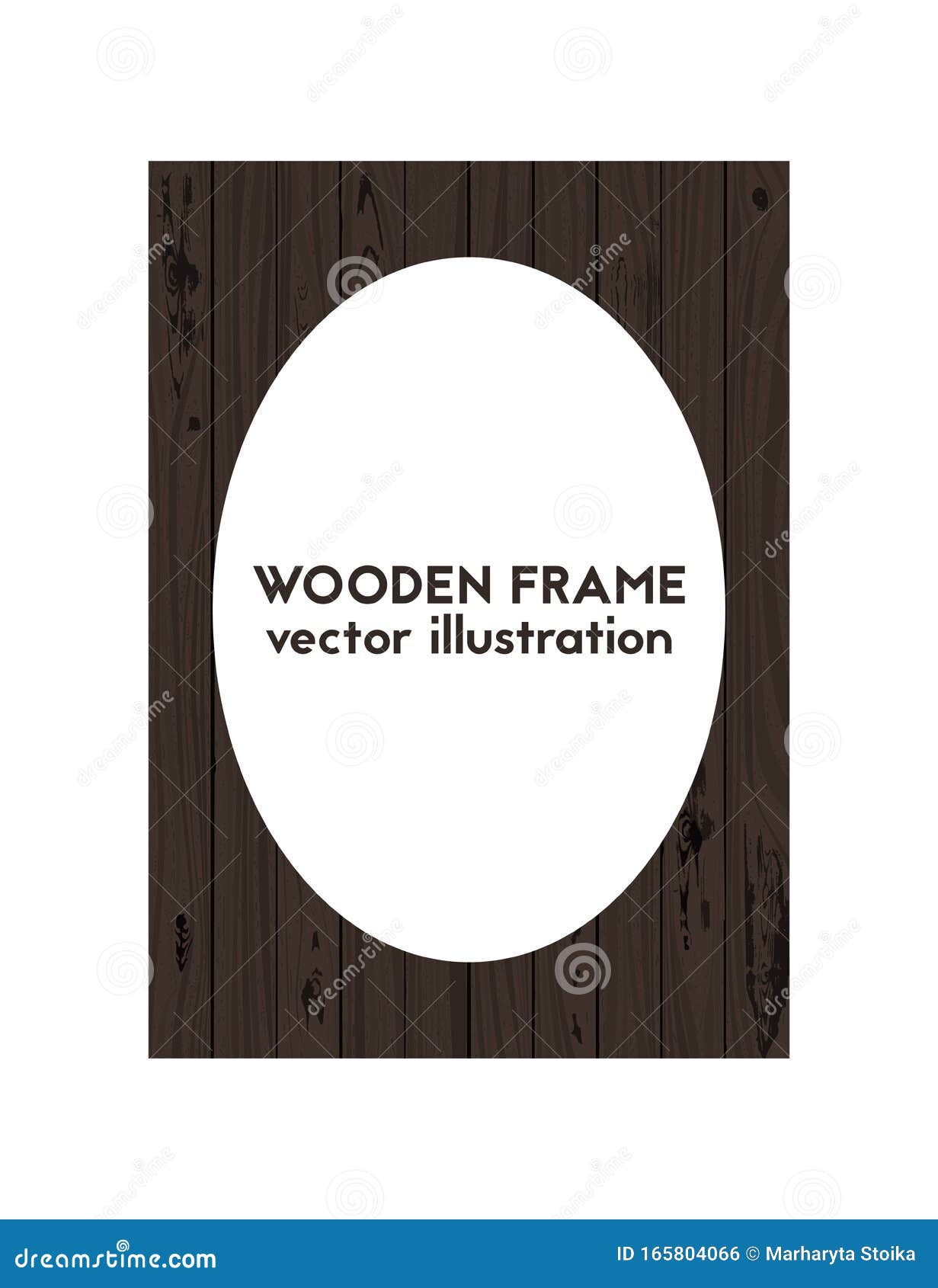 Decorative oval frame. stock vector. Illustration of retro - 165804066