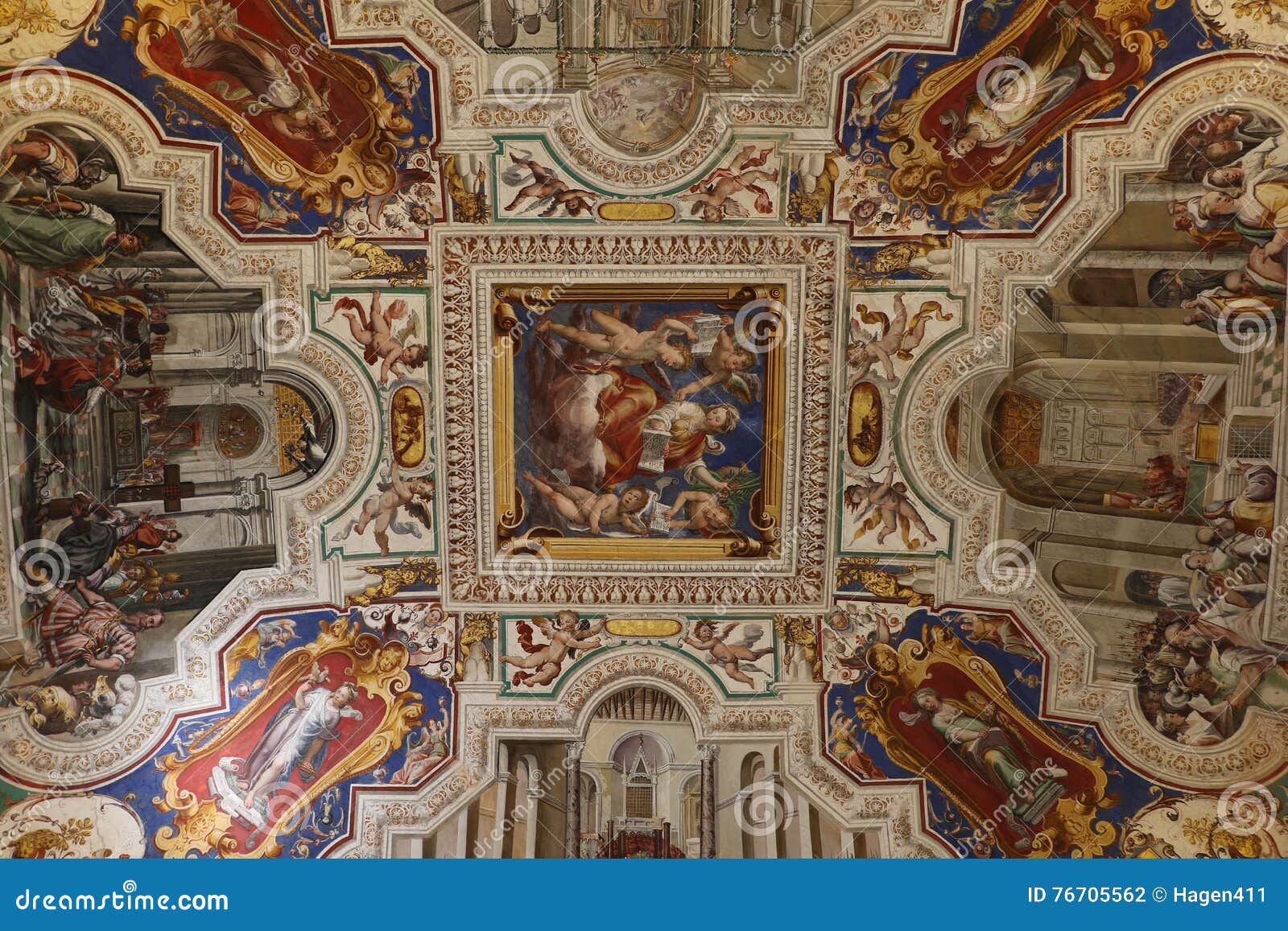 Decorative Painting in Rome Editorial Photography - Image of italy ...