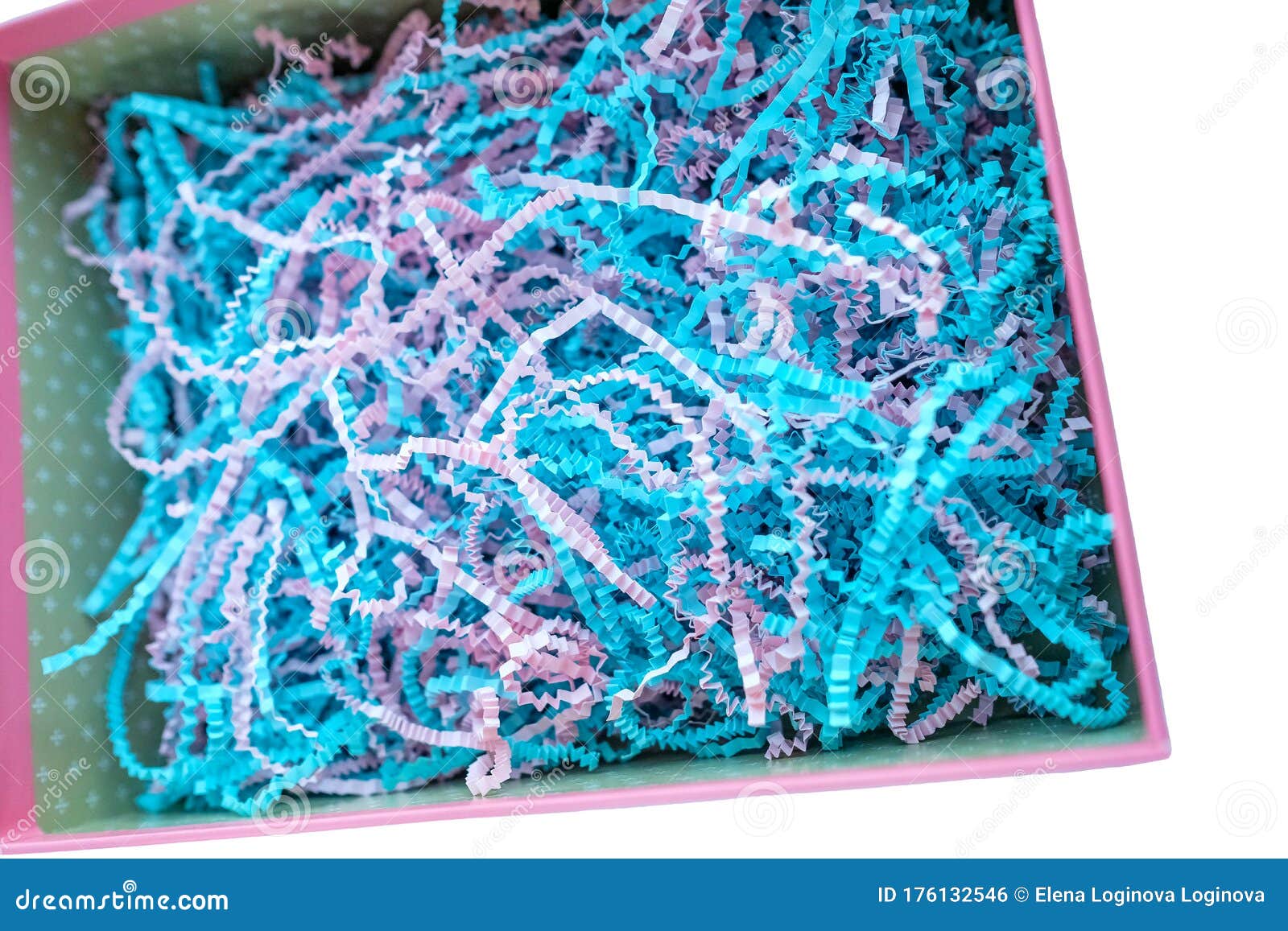 Decorative Paper Shavings for Gift Wrapping. Thin Packaging Paper Stock ...