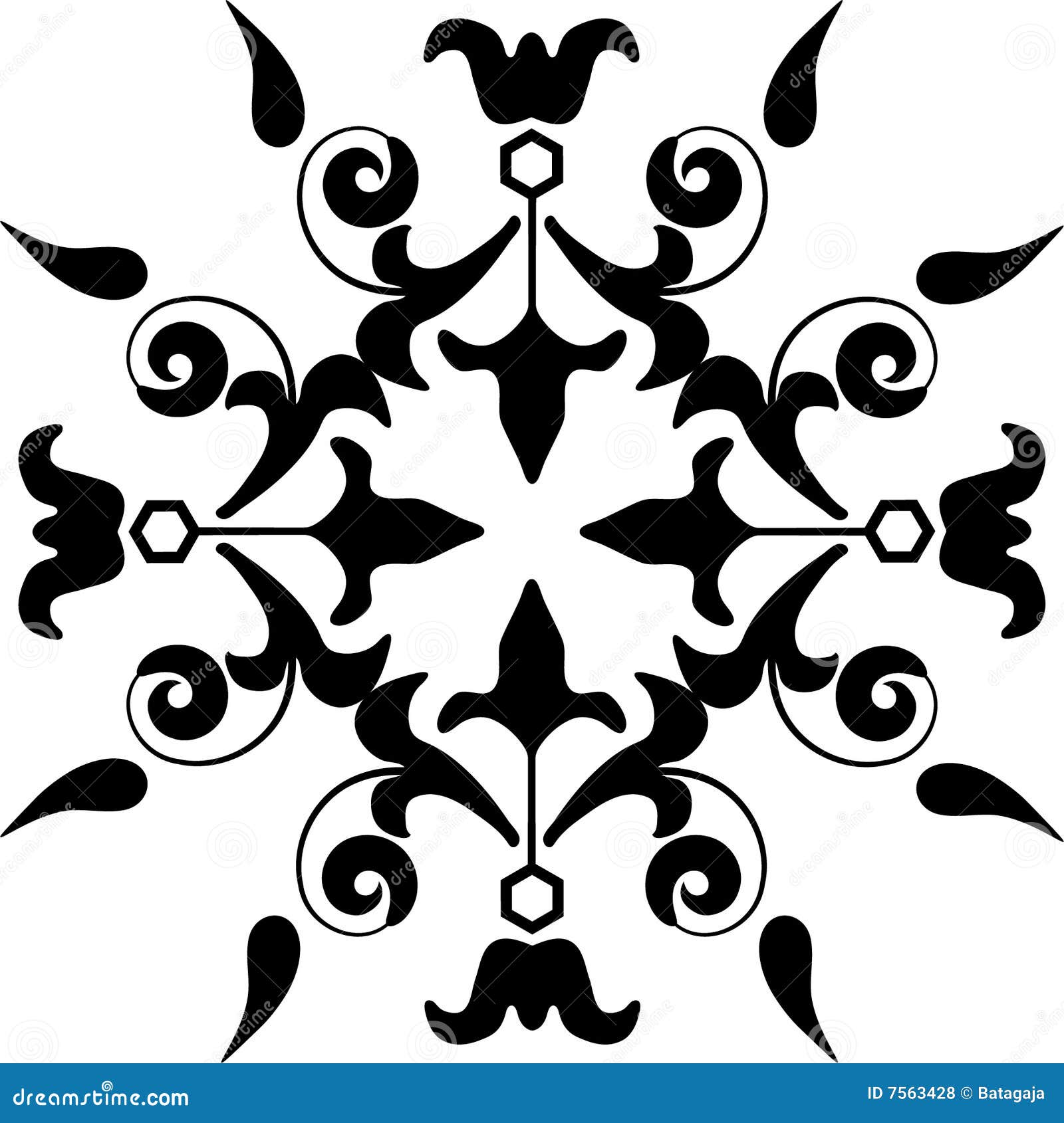 Decorative pattern 02 stock illustration. Illustration of geometric ...