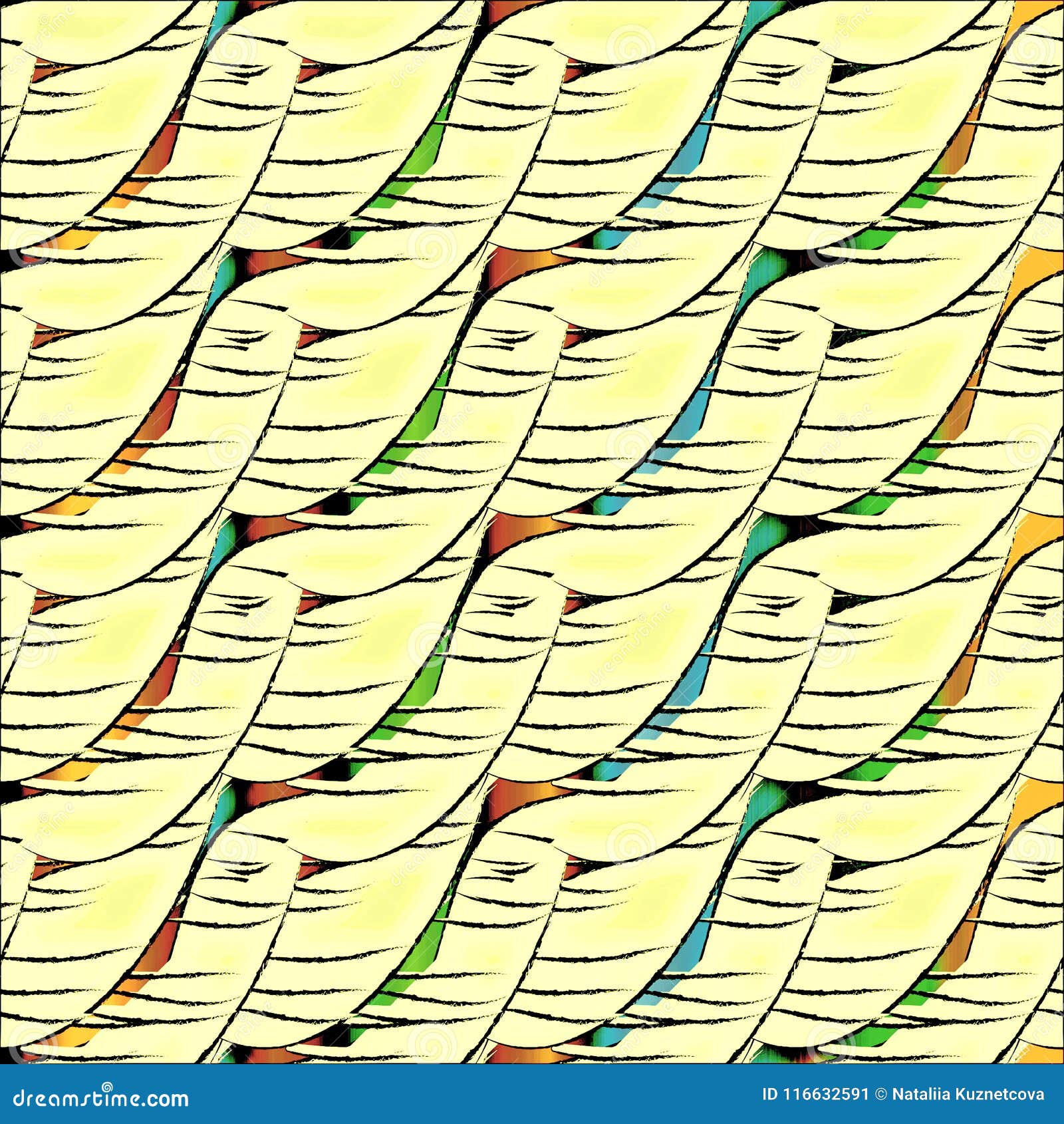 Decorative Pattern Abstract Diagonal Texture Fabric Stock Illustration ...