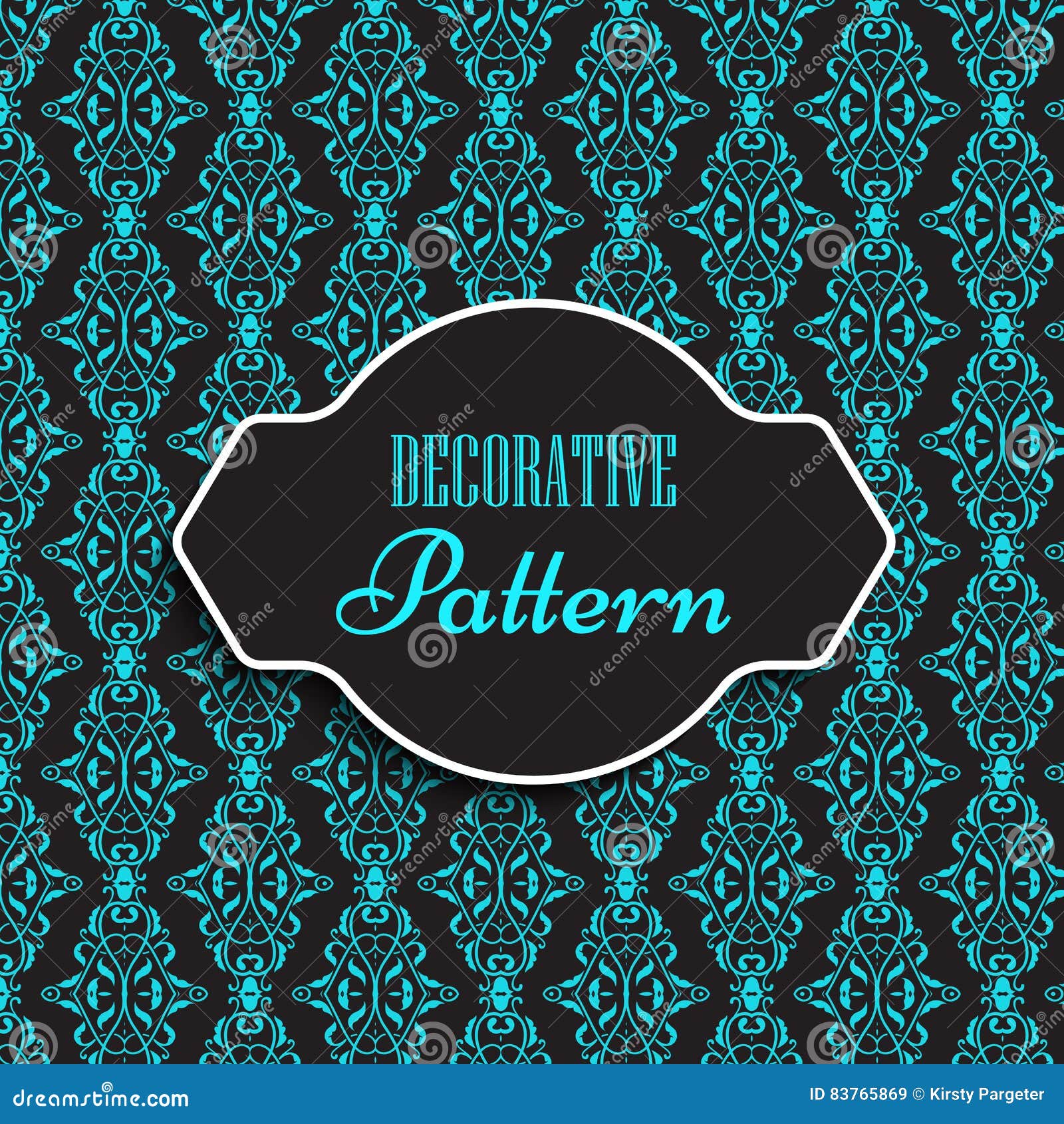 Decorative Pattern Background Stock Illustration - Illustration of ...