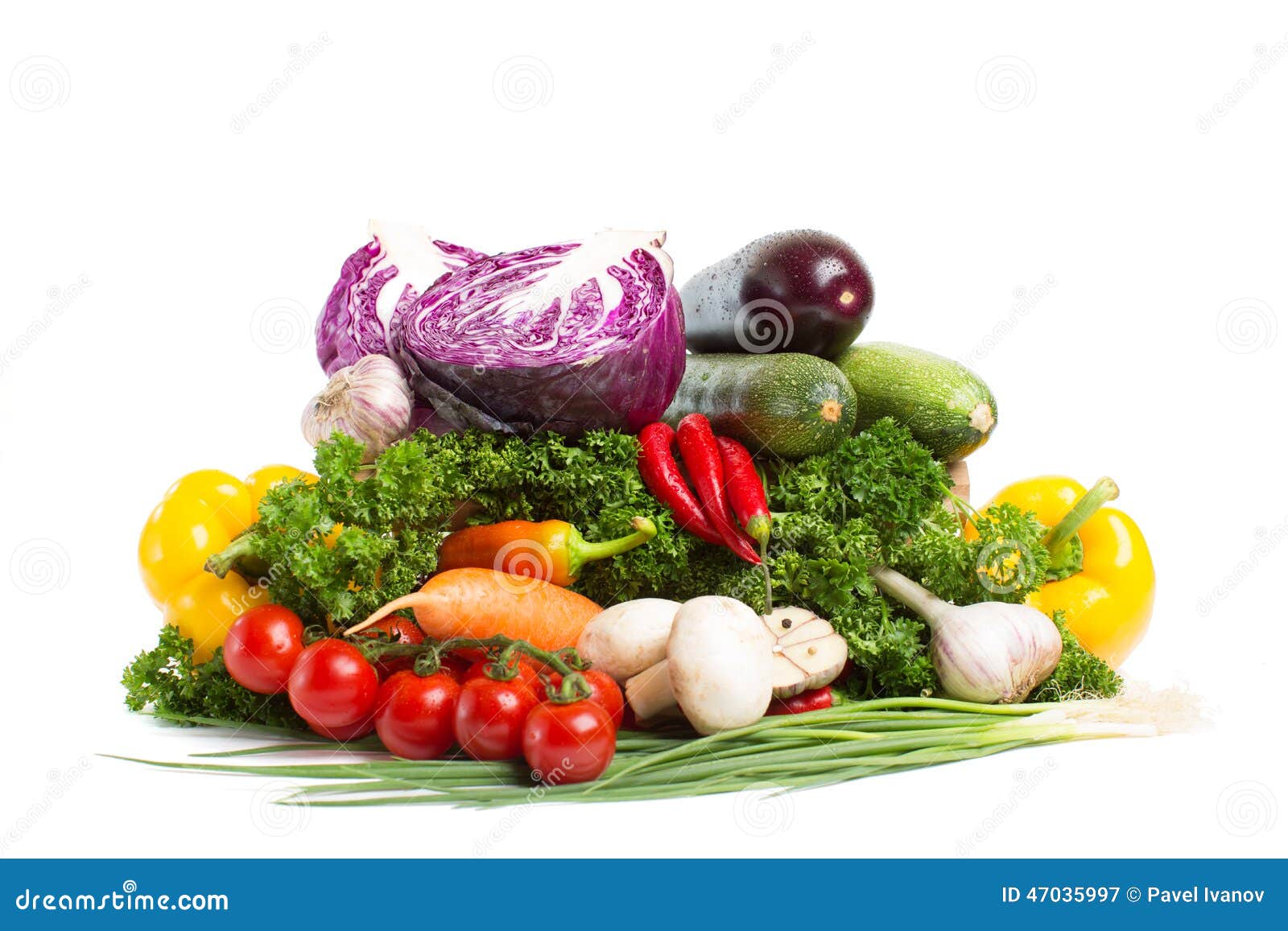 Decorative Pattern of Fresh Vegetables Stock Image - Image of group ...