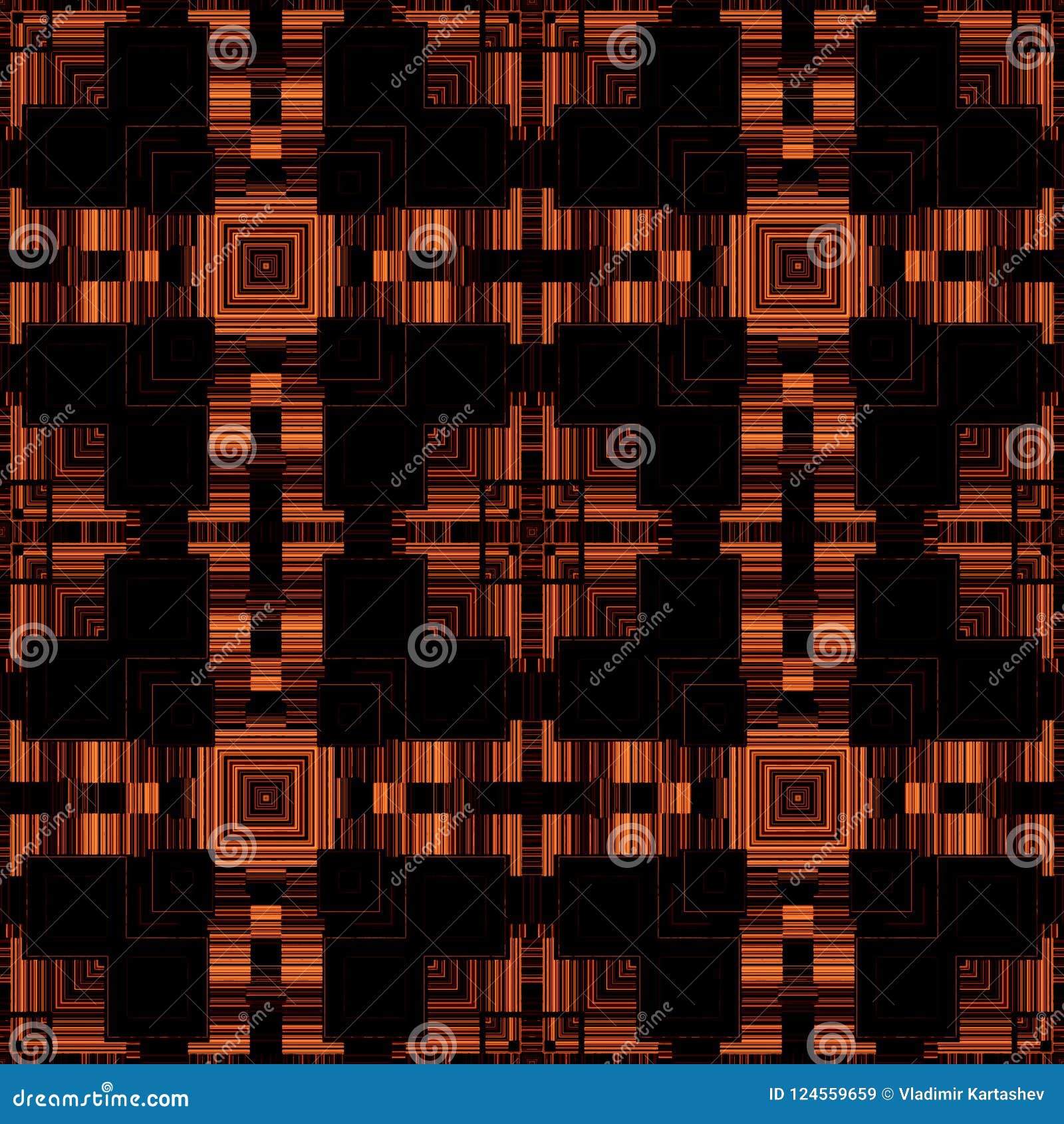 Decorative Pattern of Vertical and Horizontal Lines. Stock Illustration ...