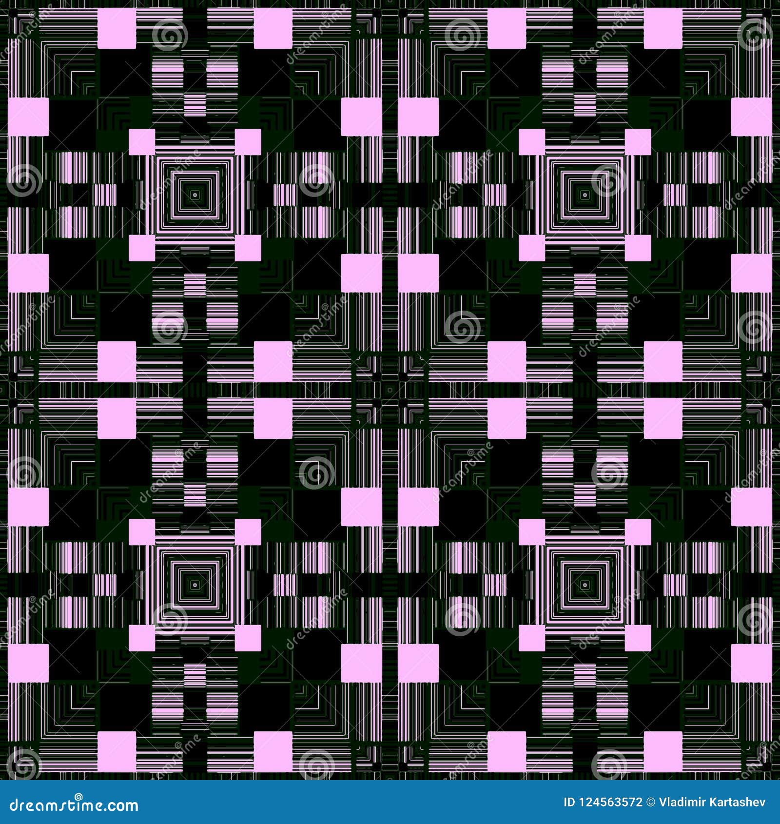 Decorative Pattern of Vertical and Horizontal Lines. Stock Illustration ...