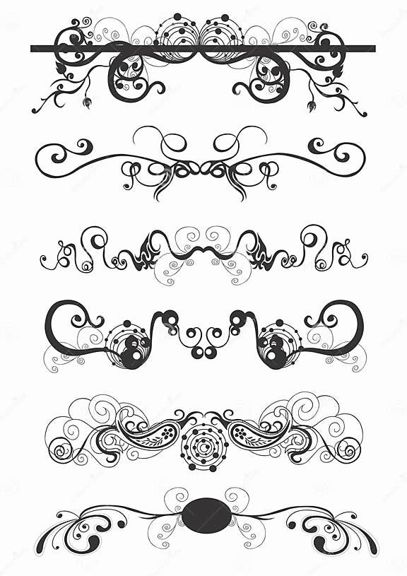 Decorative patterns stock vector. Illustration of design - 3576636