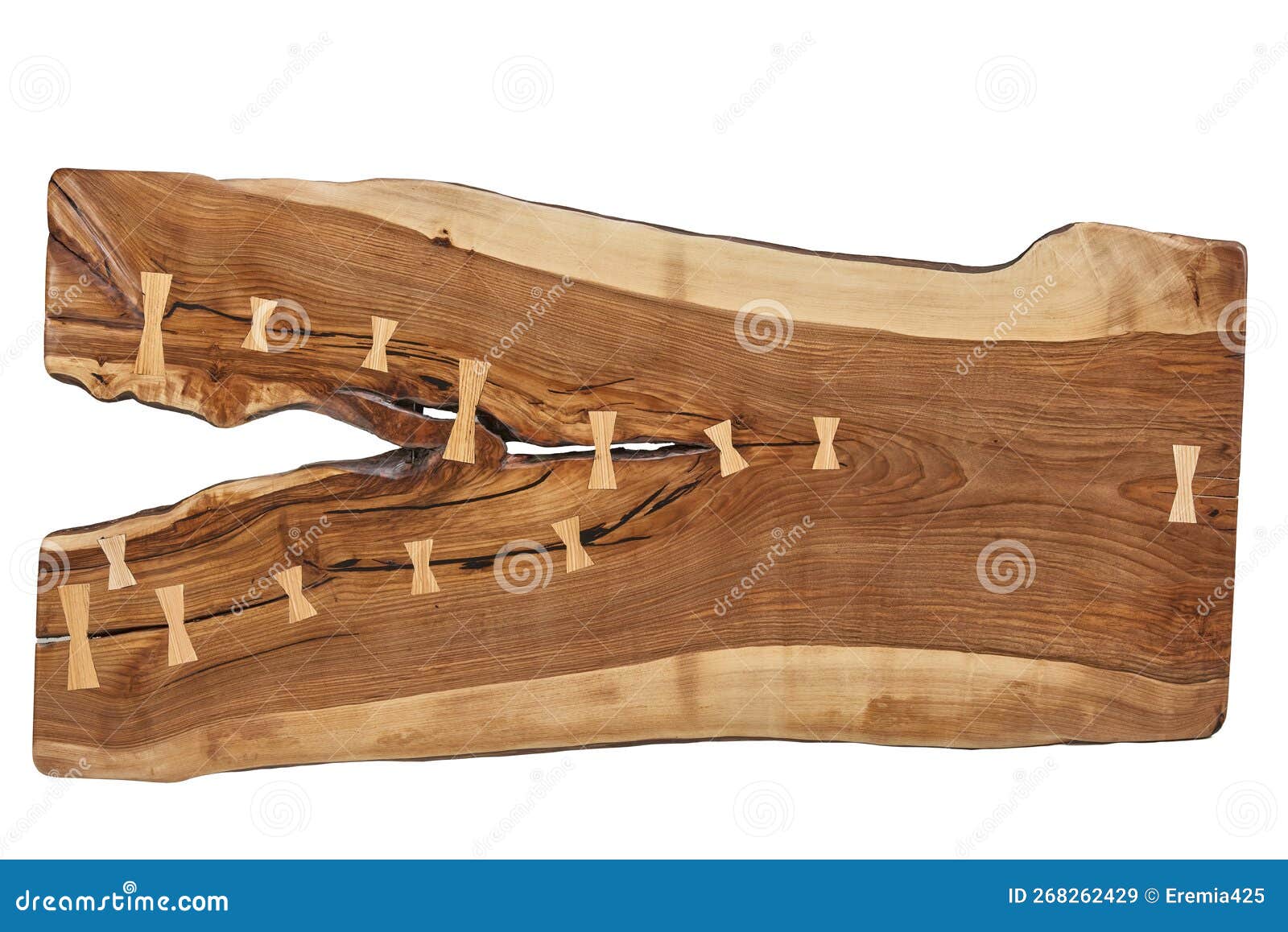 Decorative Piece of Flat Timber Stock Image - Image of craftsmanship ...