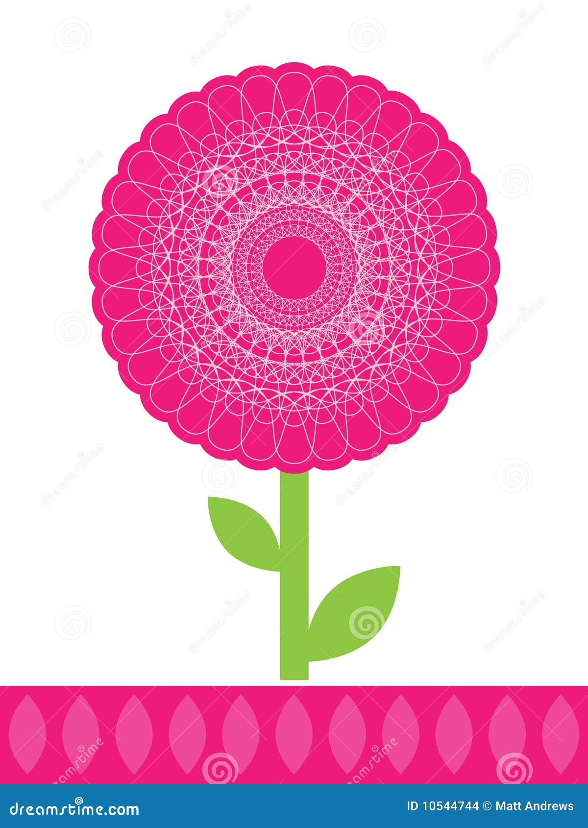 Decorative Pink Borders Vector Illustration | CartoonDealer.com #65866864
