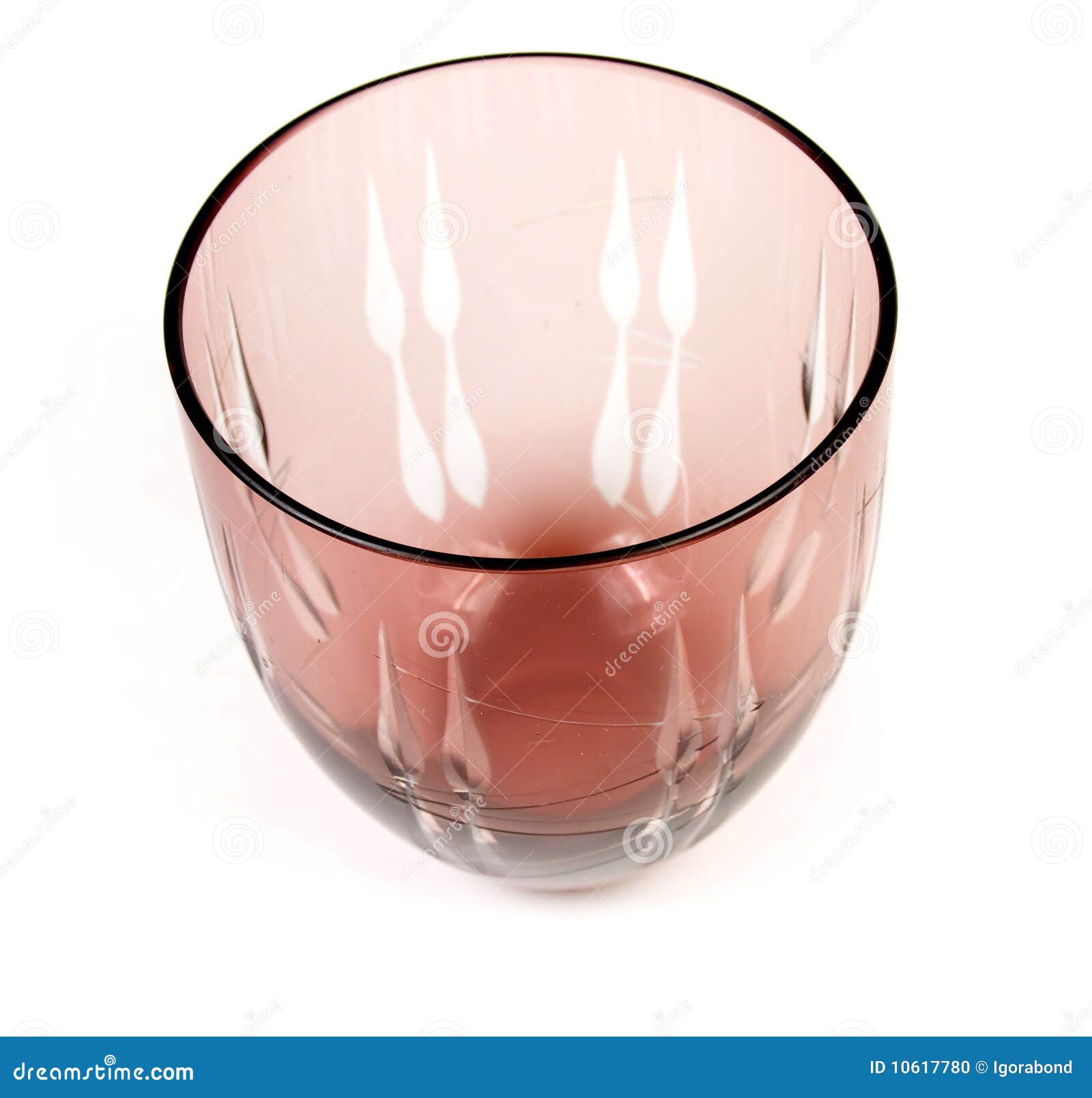 Decorative pink glass stock photo. Image of empty, glass - 10617780