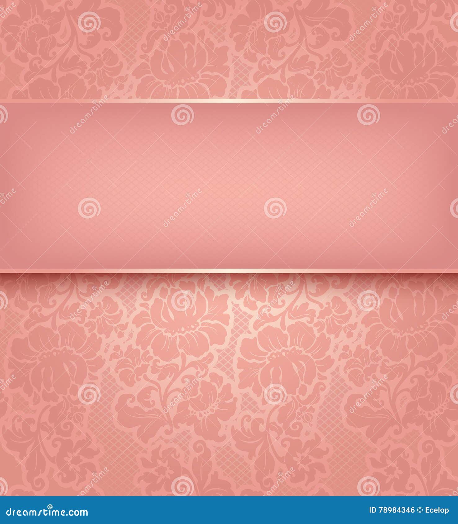 Decorative Pink Pattern - Vector Illustration Stock Vector ...