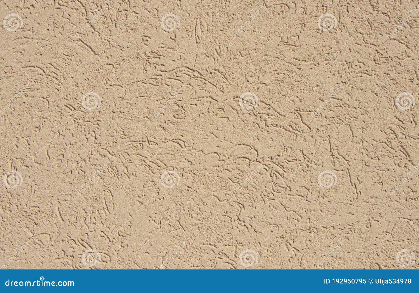 Decorative Plaster, Beige Color, Background. Stock Image - Image of ...