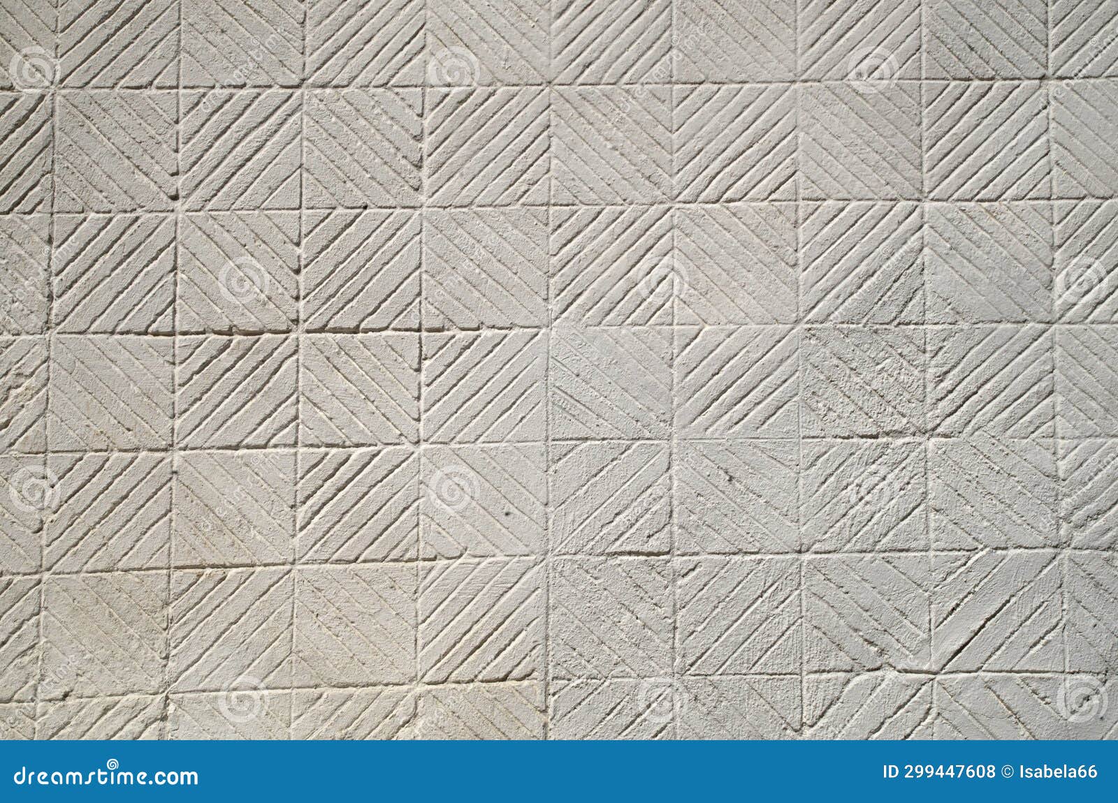 Decorative Plaster with Relief Lines and Squares Stock Photo - Image of ...