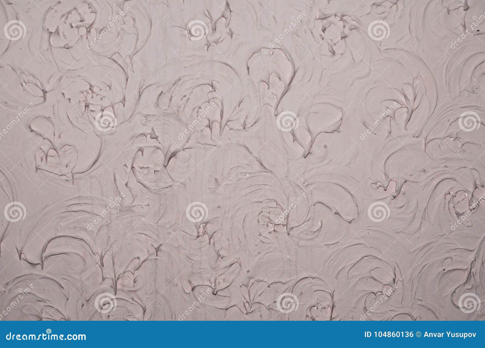 Decorative plaster texture stock photo. Image of wall - 104860136