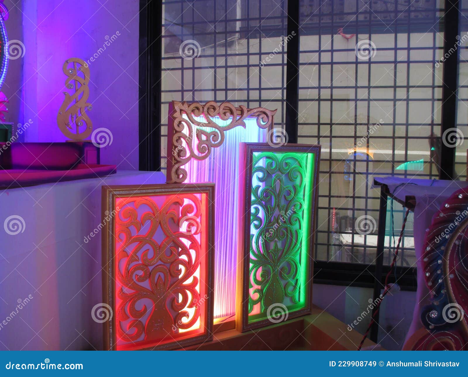 Decorative Platform Frame Design for Multipurpose Use Stock Image ...