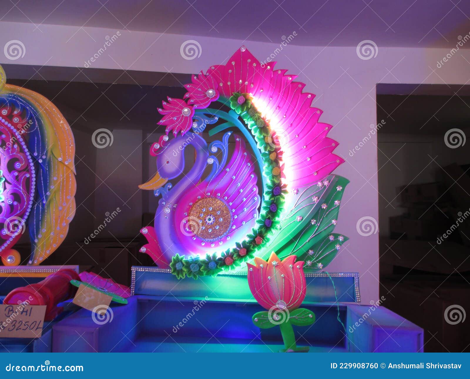 Decorative Platform Frame Design for Multipurpose Use Stock Photo ...