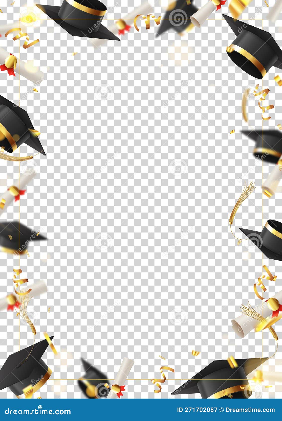 Decorative Poster for Graduation Stock Vector - Illustration of college ...