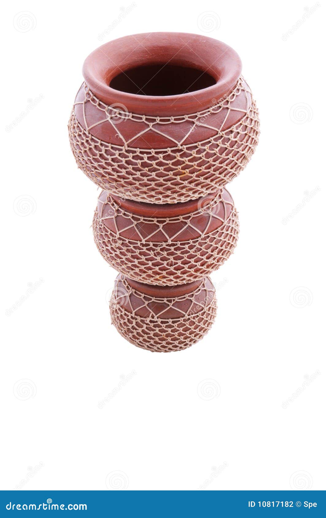 Decorative pots in stack stock photo. Image of clean - 10817182