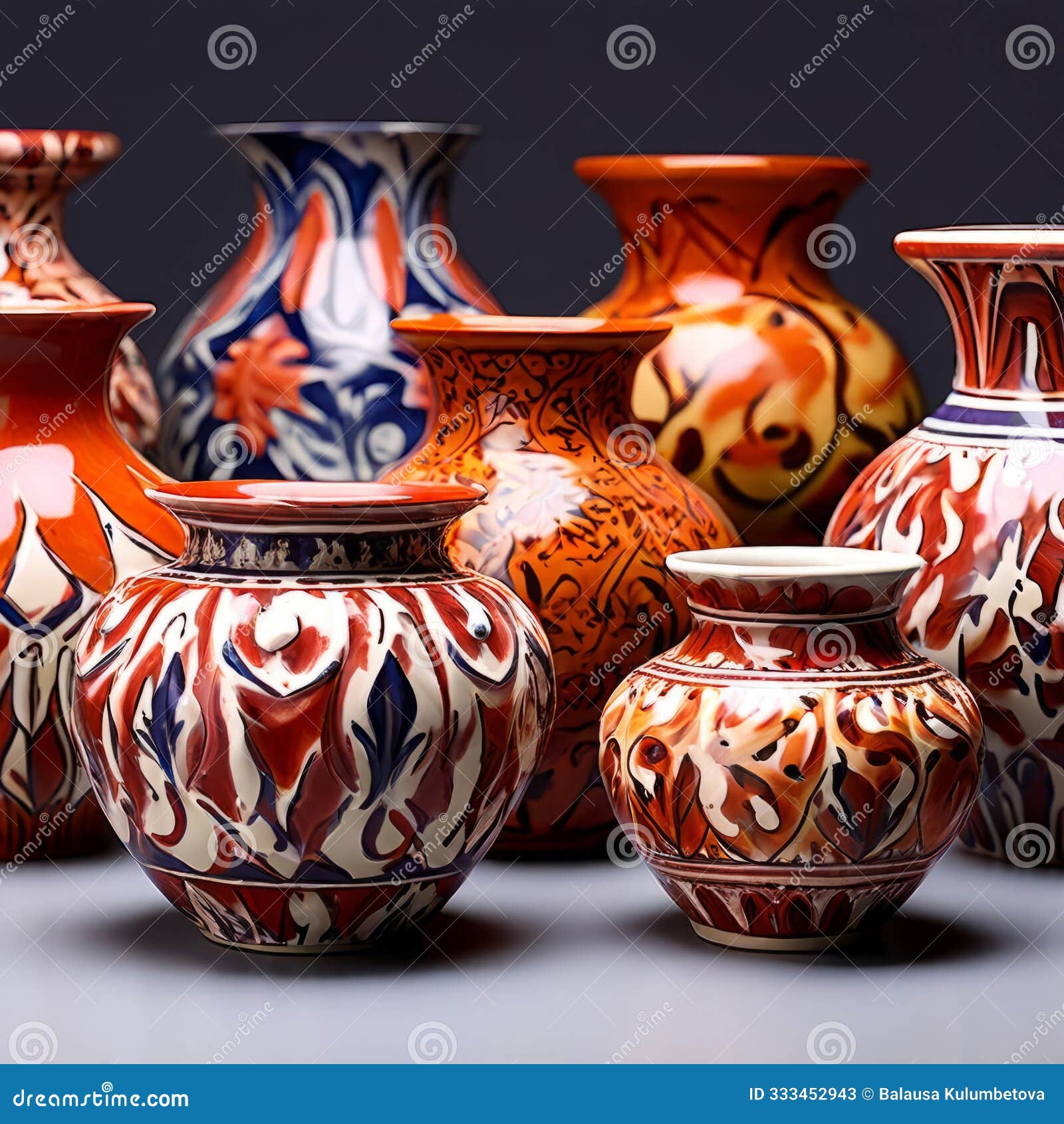 Decorative Pottery Pottery Objects Designed for Decora Stock Image ...