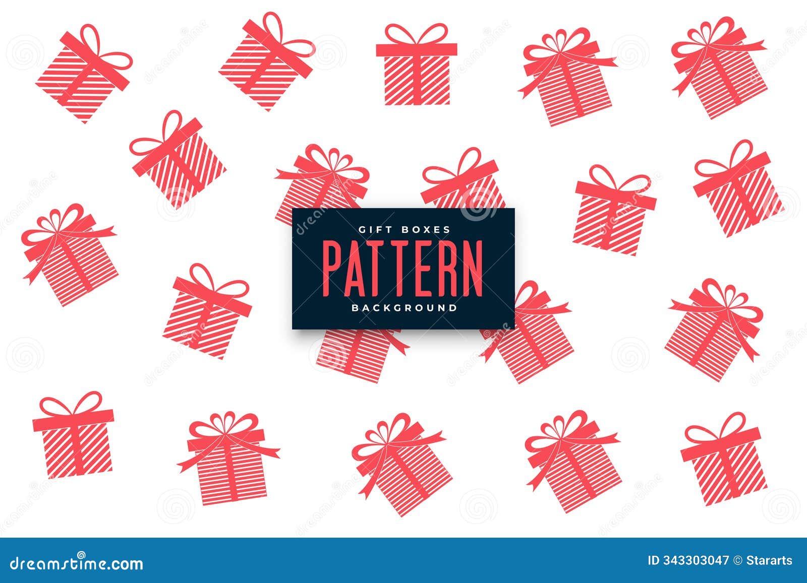 Decorative Present Box Pattern Backdrop Background for Love Ones Stock ...