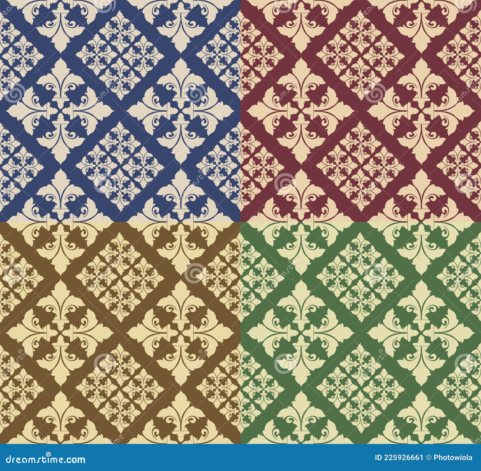 Decorative Print on Fabric with an Oriental Pattern. Stock Vector ...