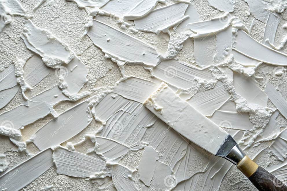 Decorative Putty Texture with Irregular Strokes for Rough Surface ...