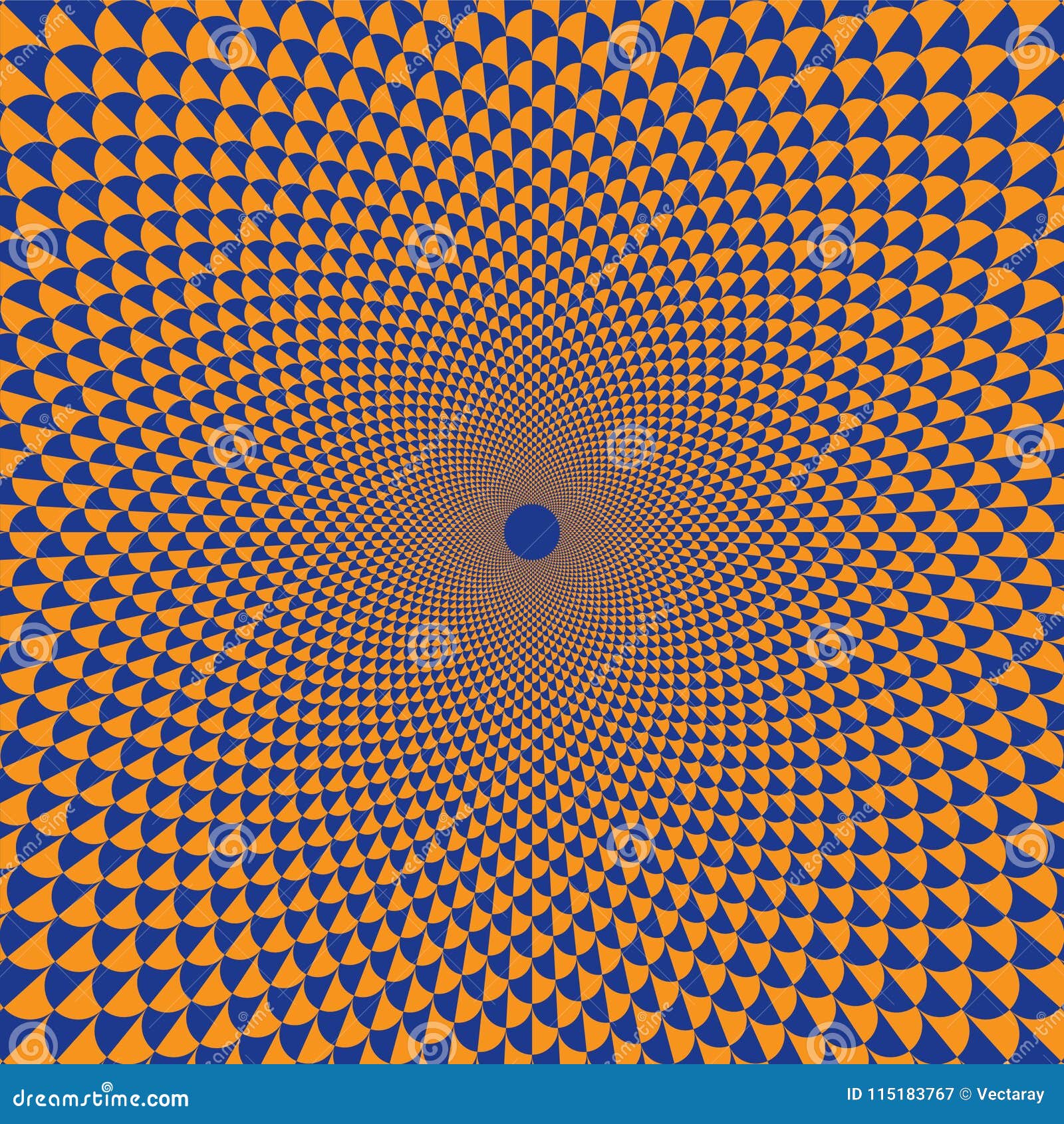 Decorative Radial Fan Pattern Stock Illustration - Illustration of rays ...