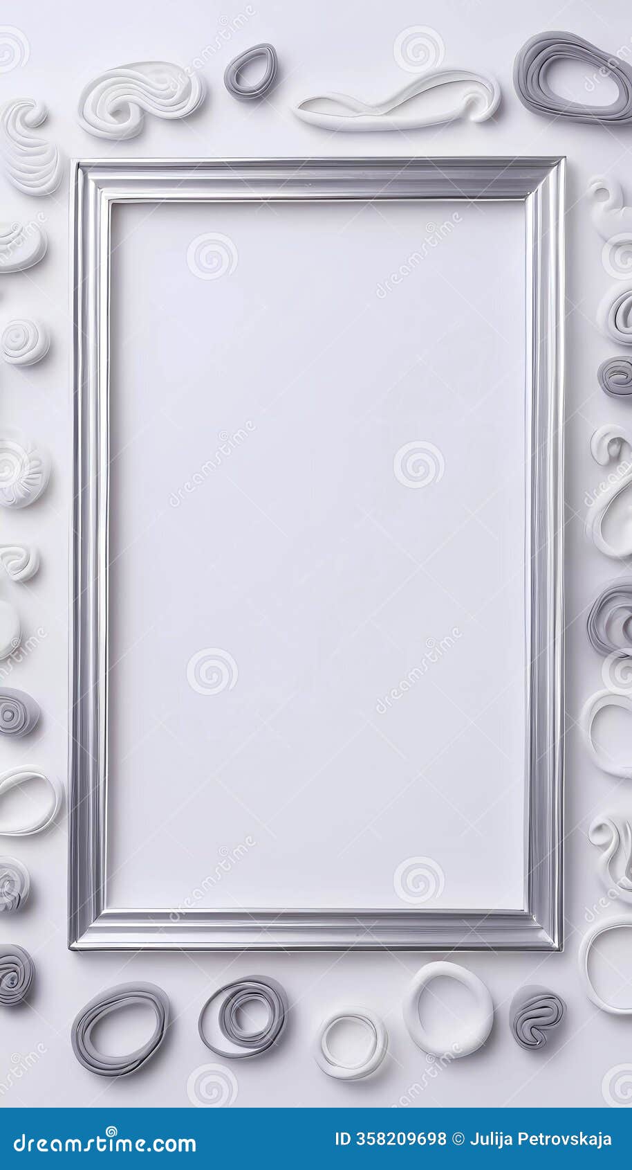 A Decorative Rectangular Frame Sits within a Textured Background of ...