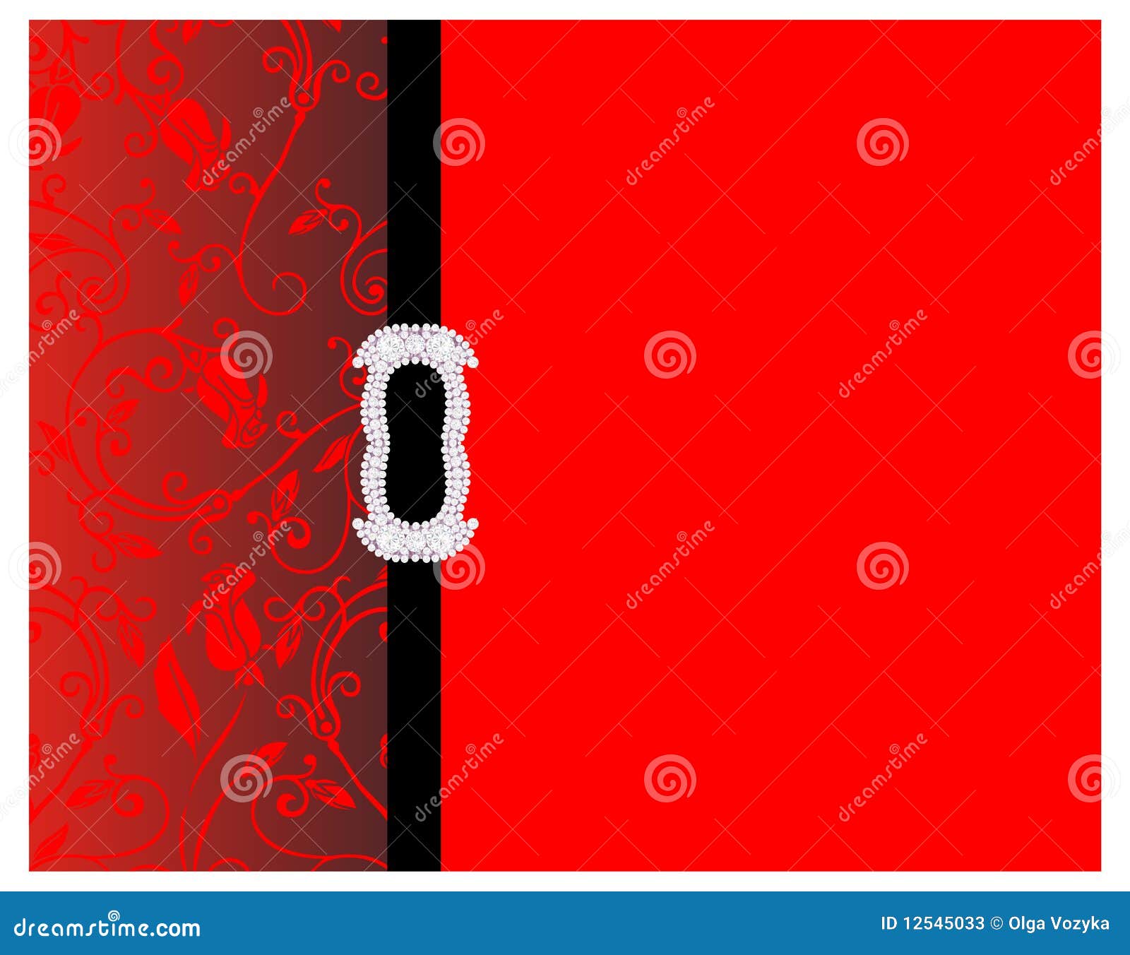 Decorative red background stock illustration. Illustration of clasp ...