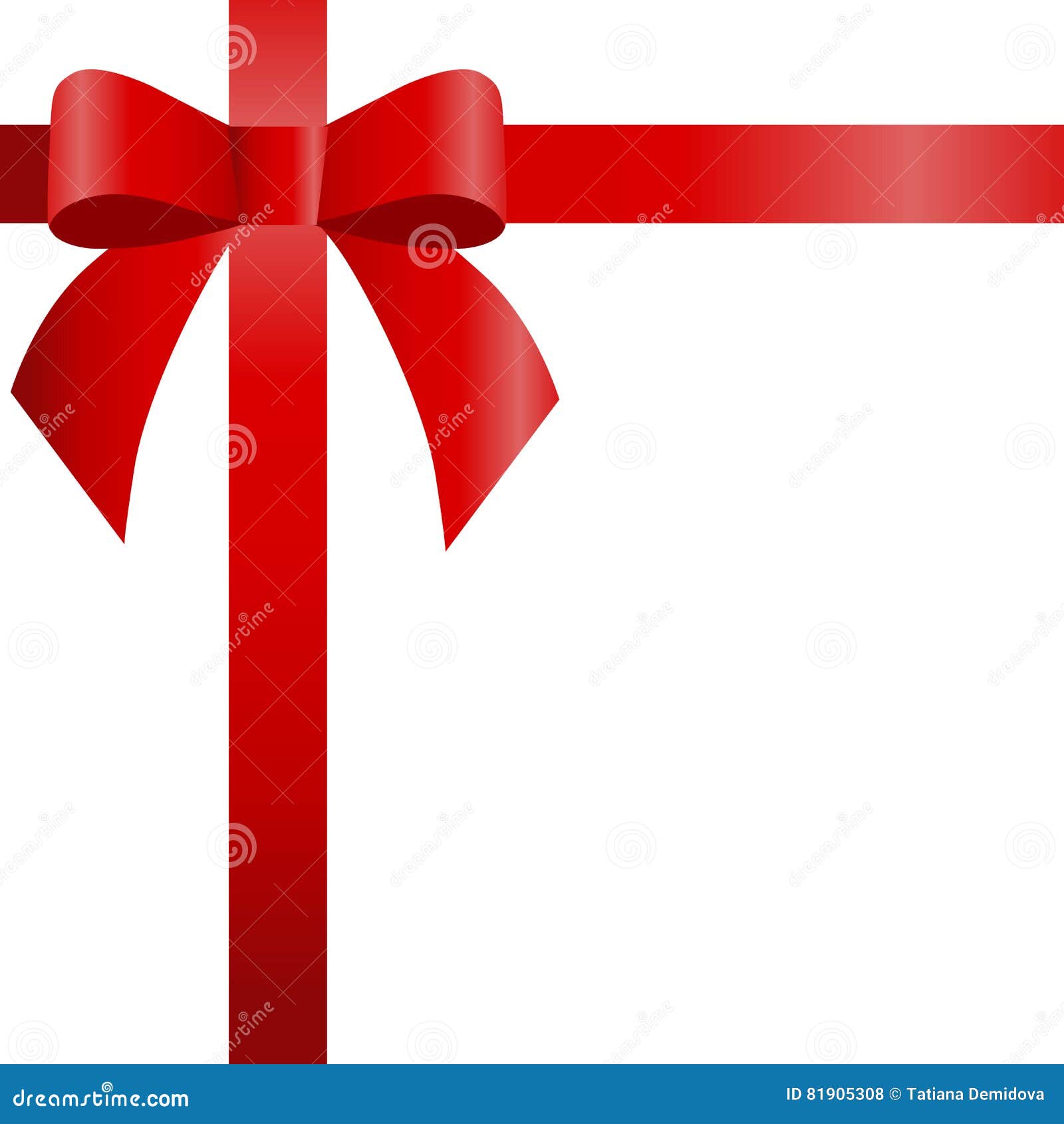 Red Vertical Tag Ribbon Banner. Isolated Vector Label Design ...