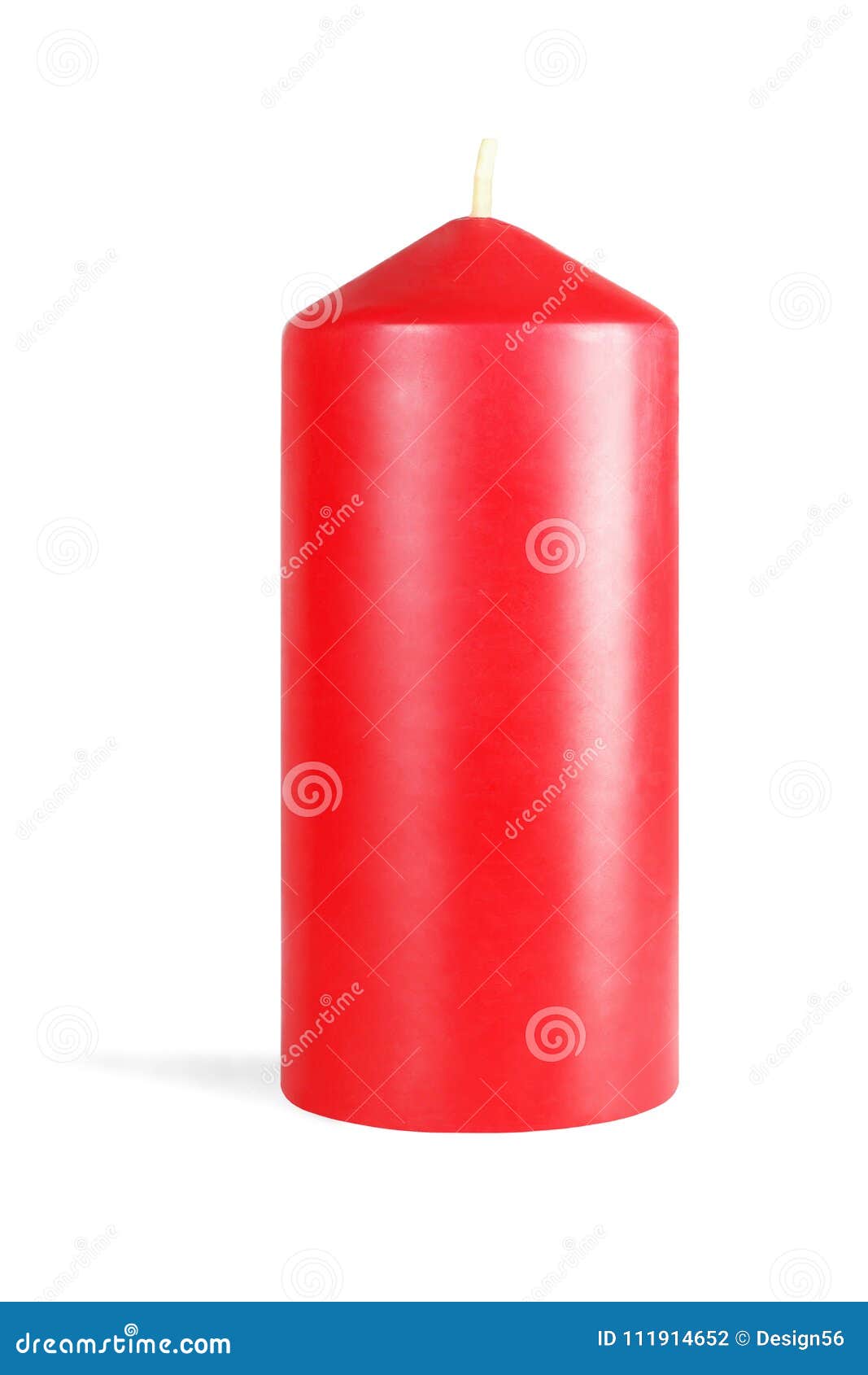 Decorative red candlestick stock photo. Image of close - 111914652