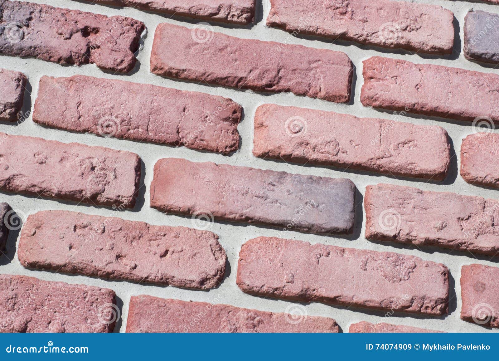 Decorative Relief Cladding Slabs Imitating Bricks Stock Image - Image ...