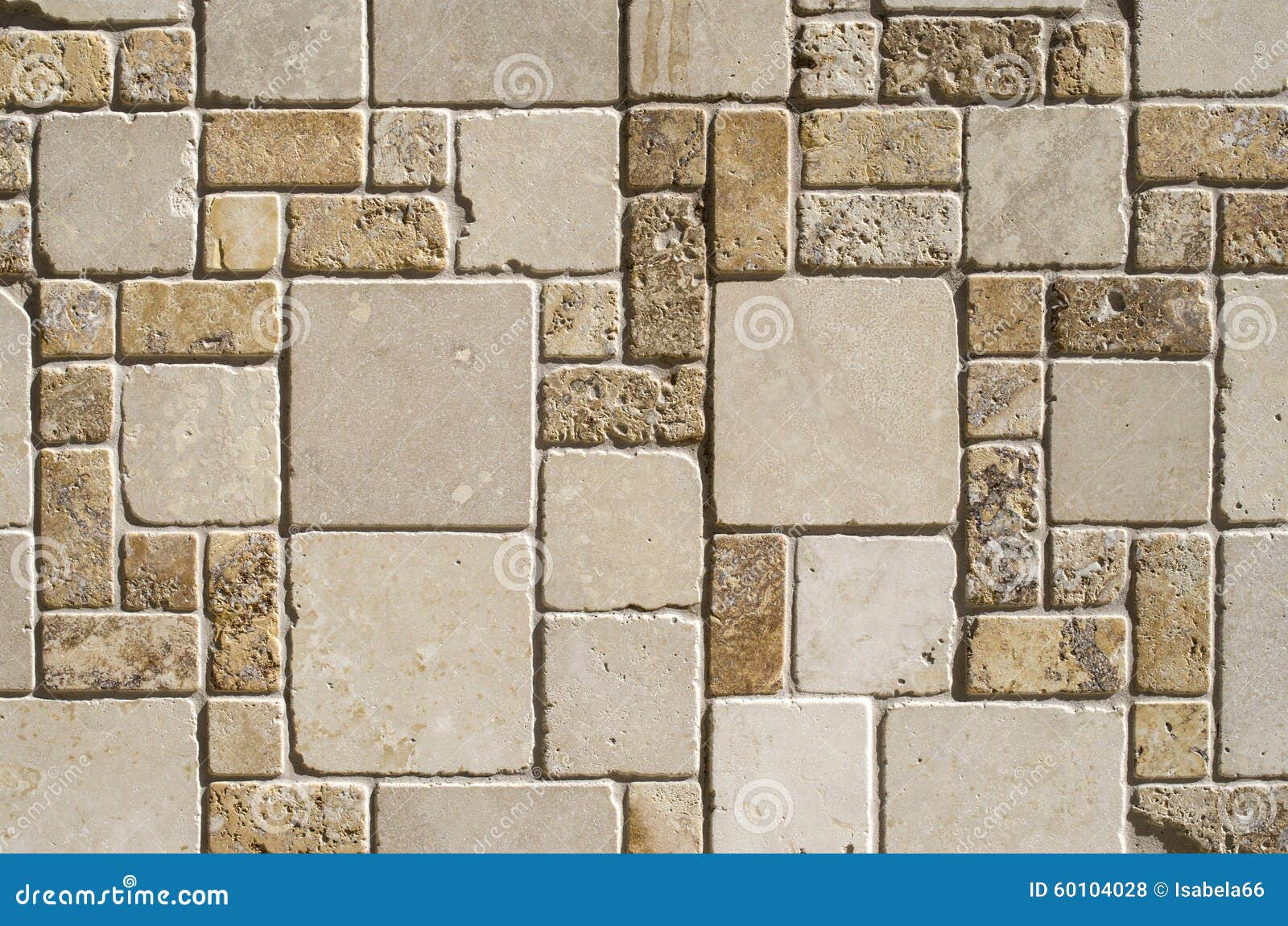 Decorative Relief Cladding Slabs Imitating Stones on Wall Stock Photo ...
