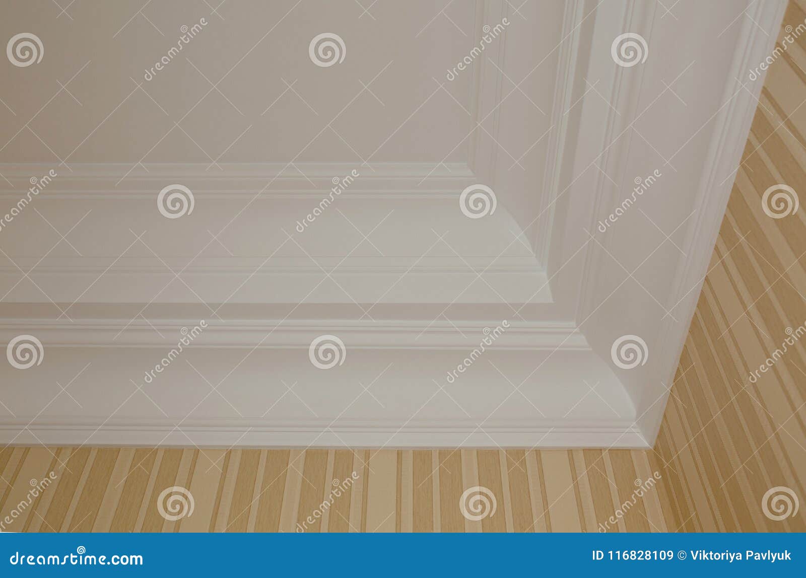 Decorative Relief Molding on a Ceiling Stock Image - Image of ornament ...