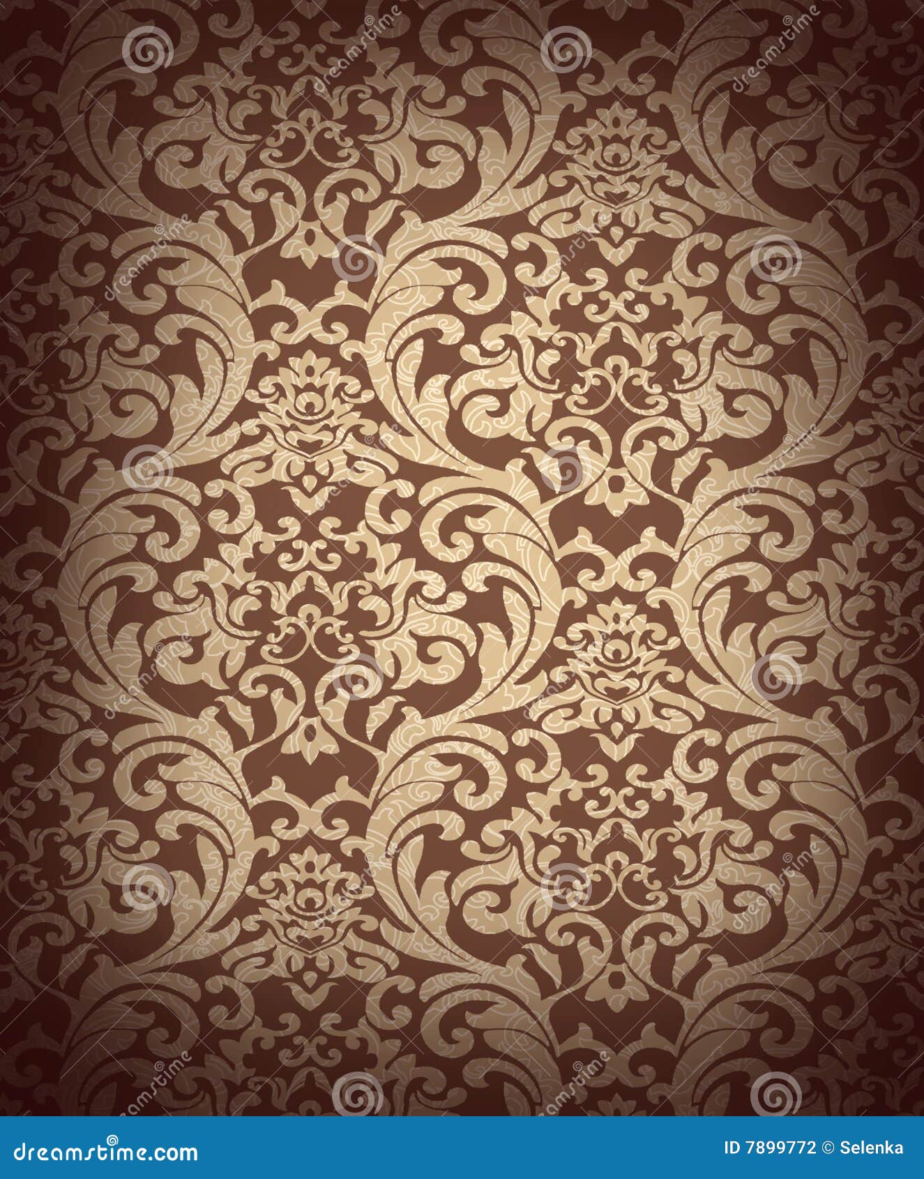 Decorative Renaissance Background Stock Illustration - Illustration of ...