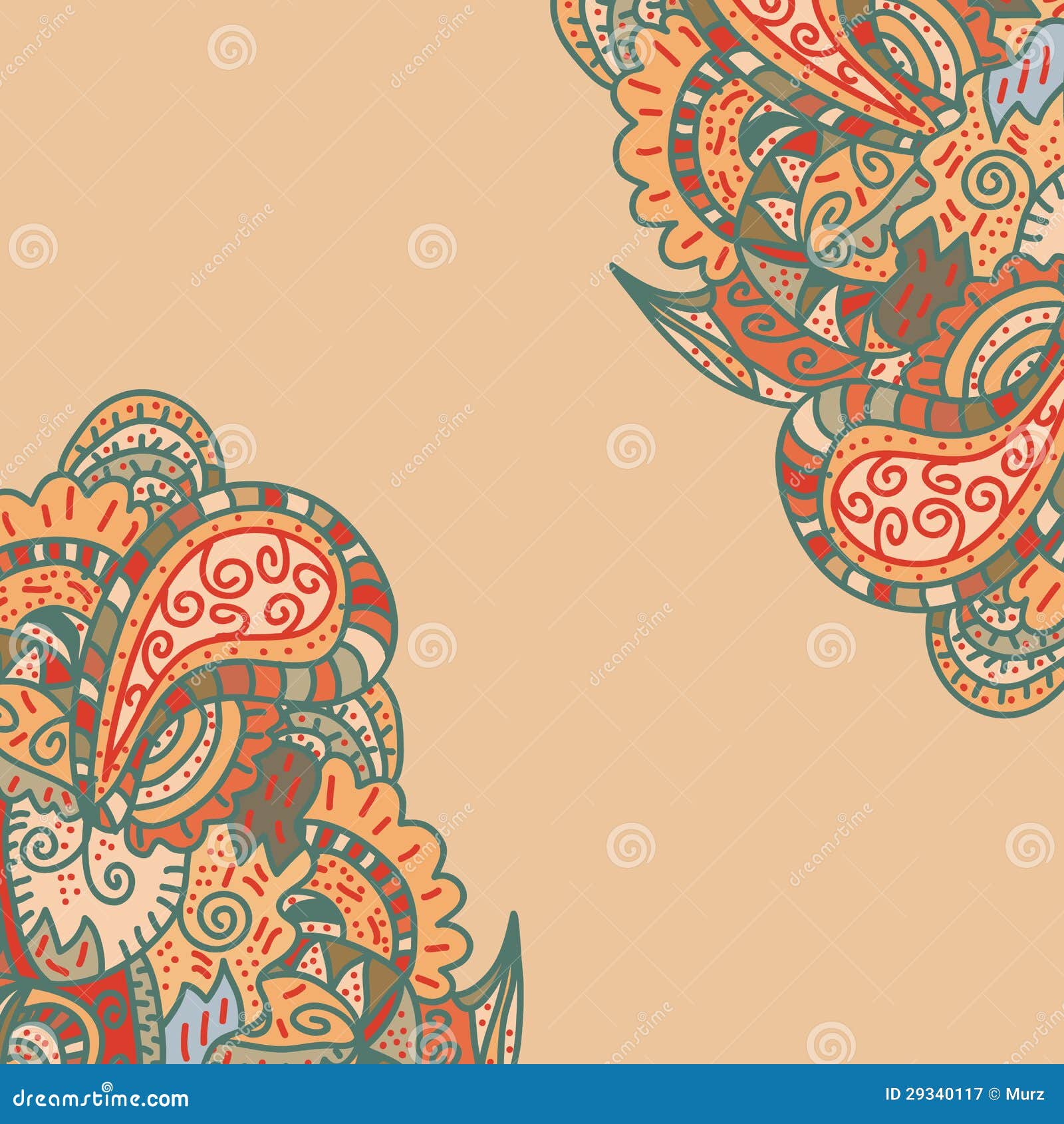 Decorative Retro Element Corners Stock Vector - Illustration of repeat ...